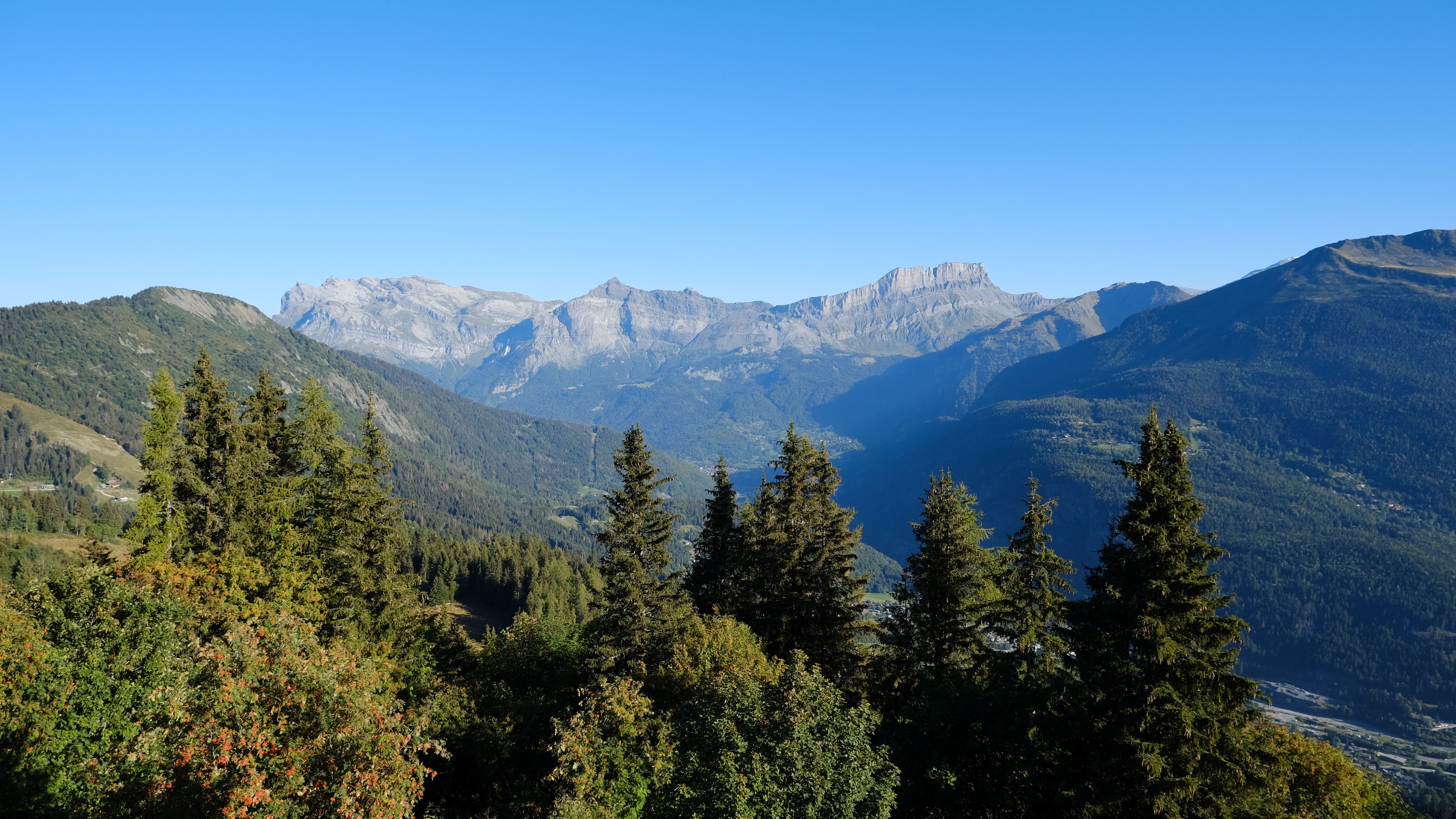 Download wallpaper 3840x2160 mountains, trees, forest, landscape ...