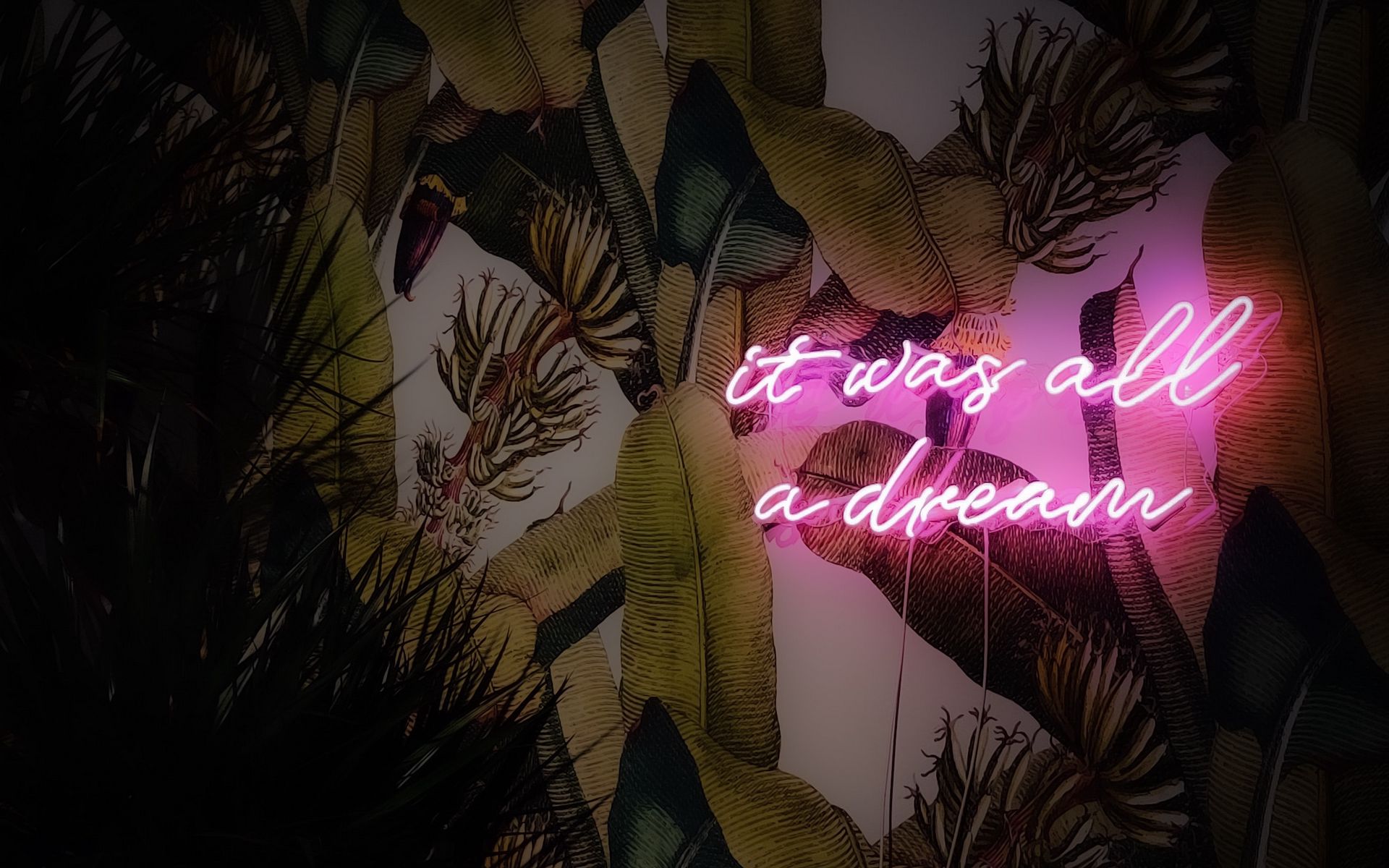 Download wallpaper 1920x1200 neon, text, sign, glow, wall widescreen 16 ...