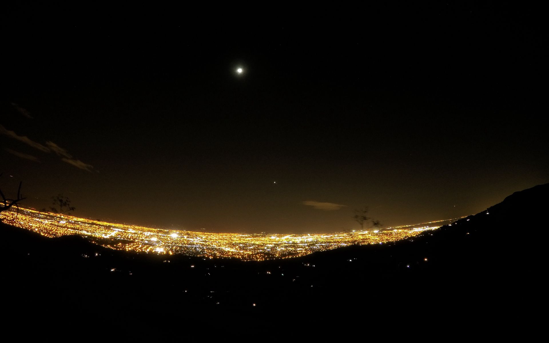 Download wallpaper 1920x1200 night, city, sky, buildings widescreen 16: ...