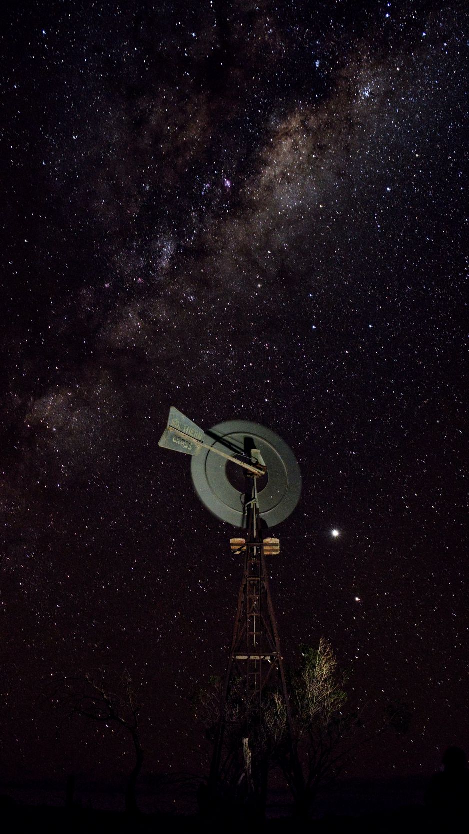 Download wallpaper 938x1668 night, starry sky, sign, stars iphone 8/7 ...