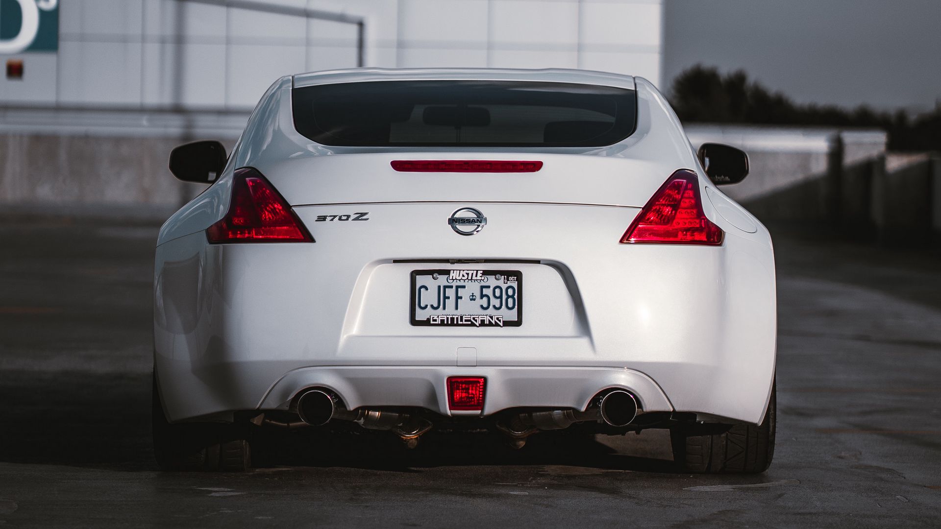 Download wallpaper 1920x1080 nissan 370z, nissan, car, sports car, rear ...