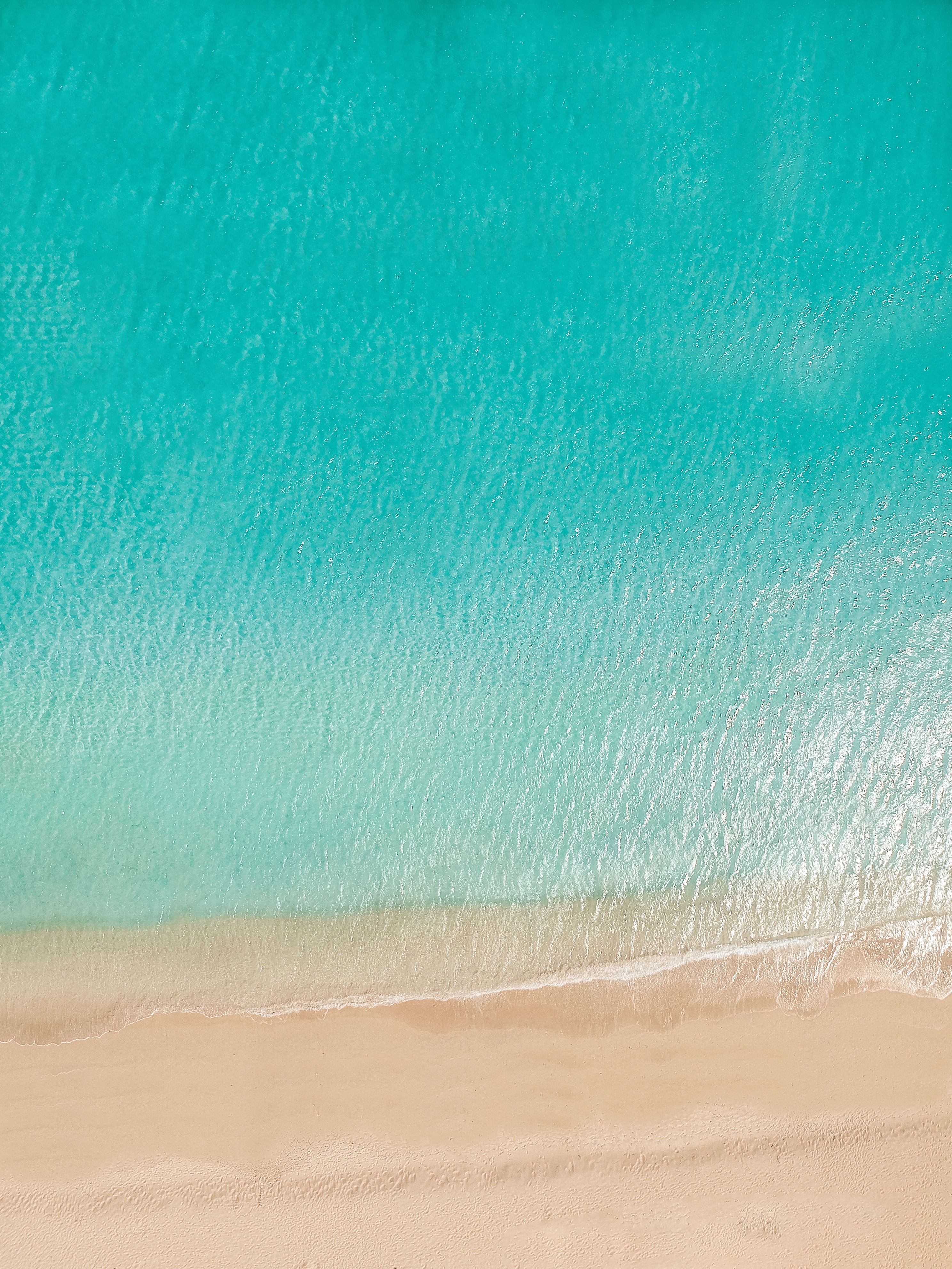 Download wallpaper 2976x3968 ocean, aerial view, coast, sand hd background