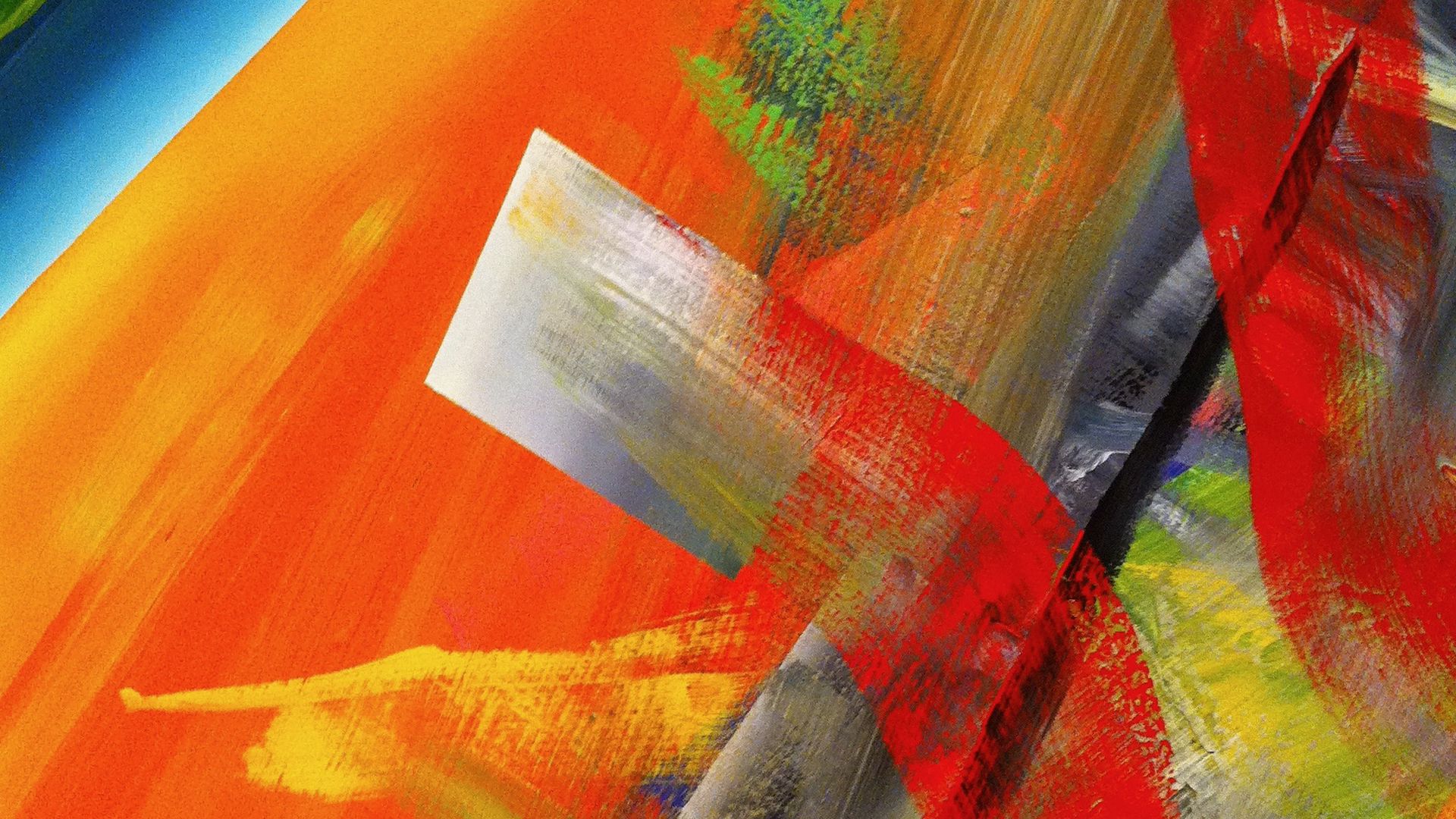 Download wallpaper 1920x1080 paint, canvas, stains, abstraction, modern ...