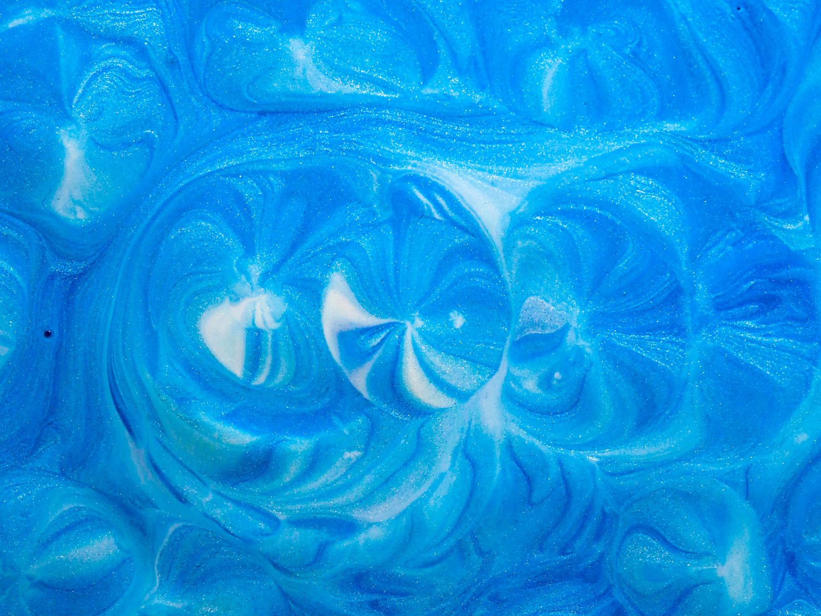 Download wallpaper 1600x1200 paint, circles, liquid, blue standard 4:3 ...