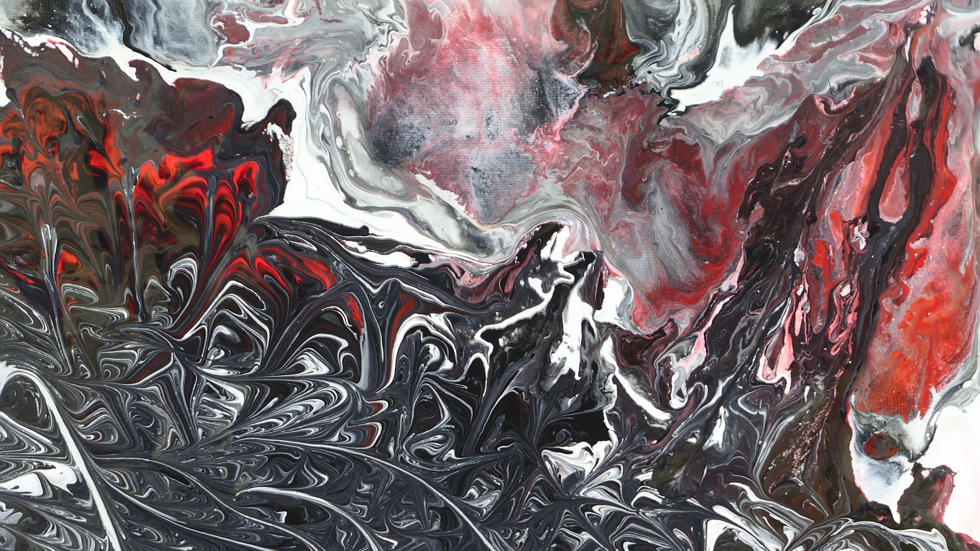 Download wallpaper 1920x1080 paint, liquid, stains, distortion ...