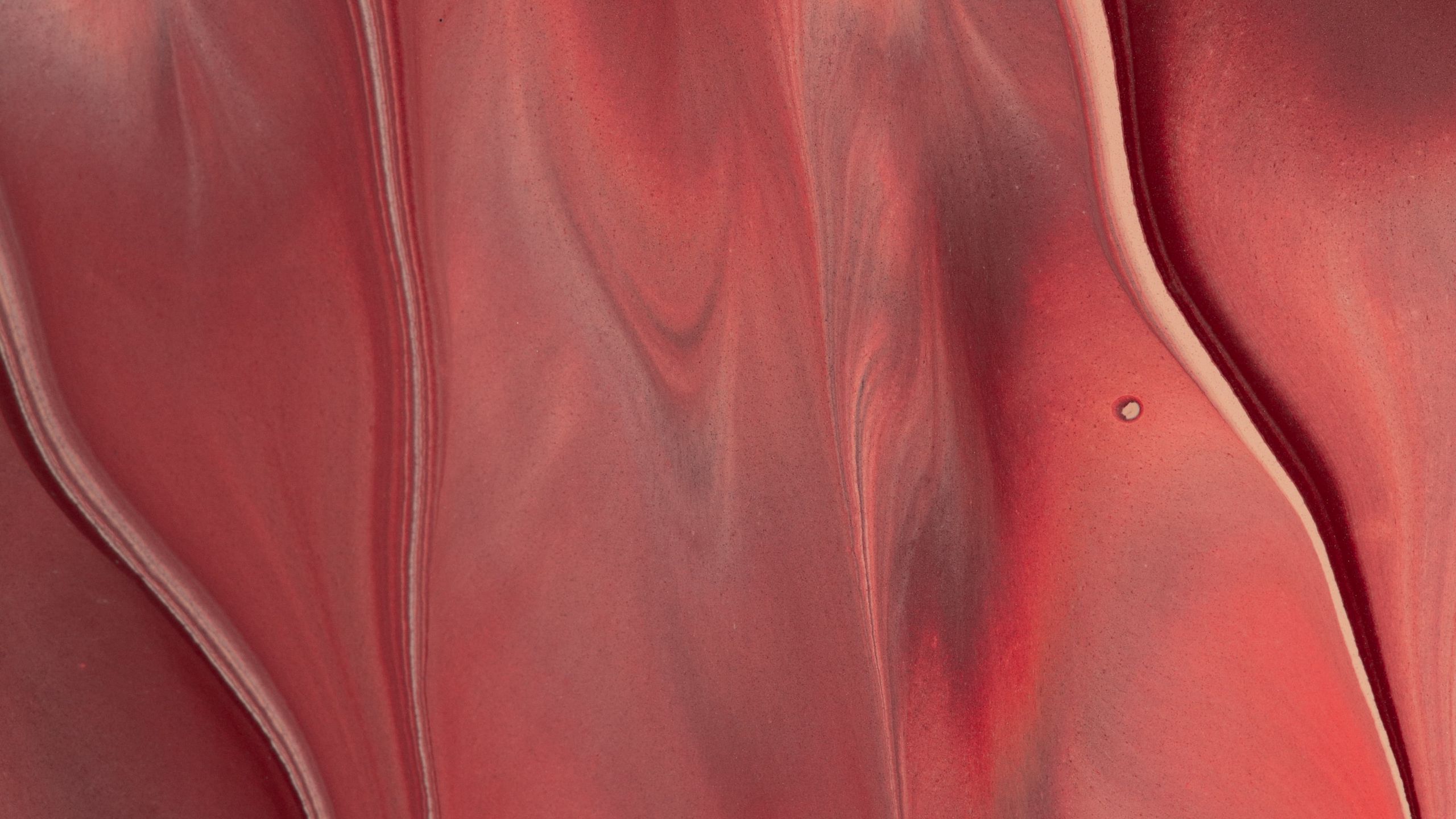 Download wallpaper 2560x1440 paint, liquid, stains, red, abstraction ...