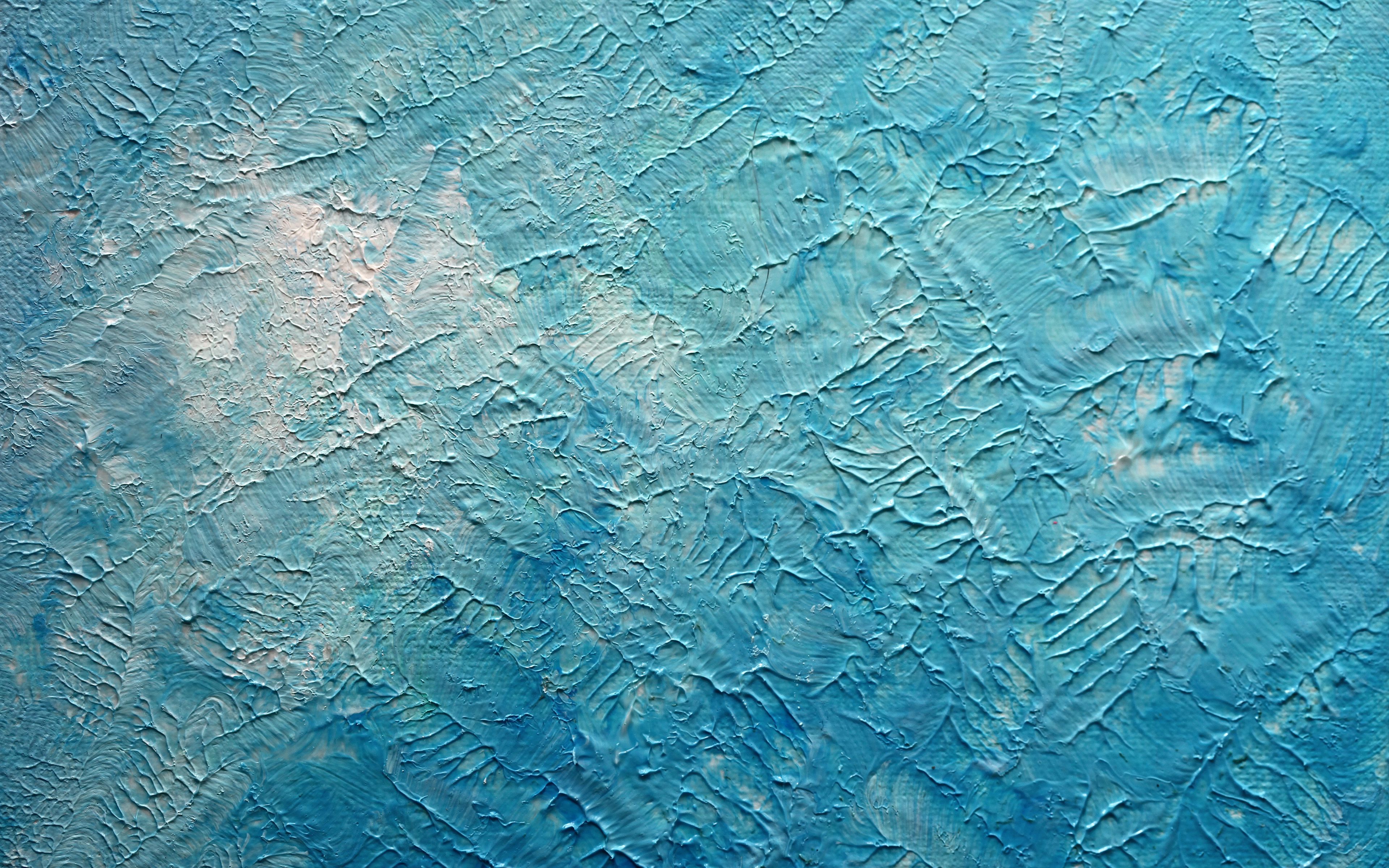 Download wallpaper 3840x2400 paint, texture, blue 4k ultra hd 16:10 hd ...