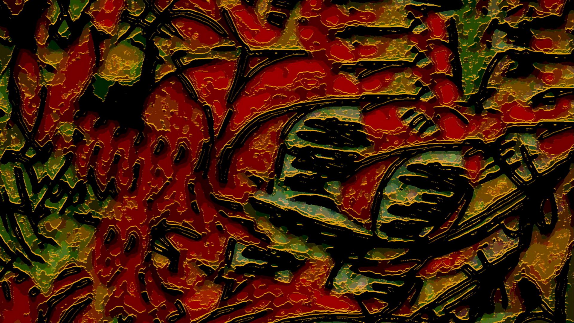 Download wallpaper 1920x1080 pattern, shapes, glare, abstraction full ...