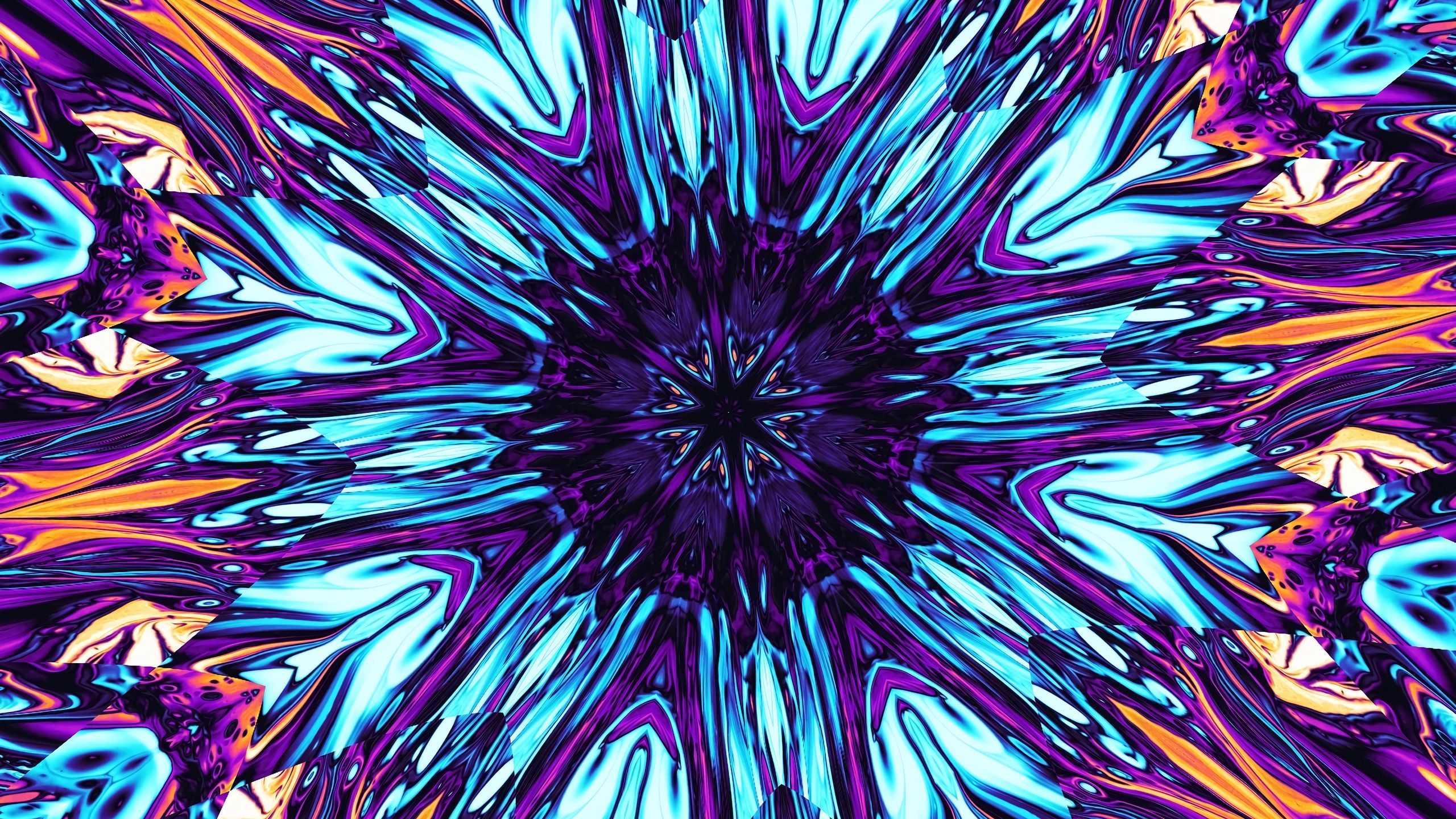 Download wallpaper 2560x1440 pattern, stains, star, abstraction ...
