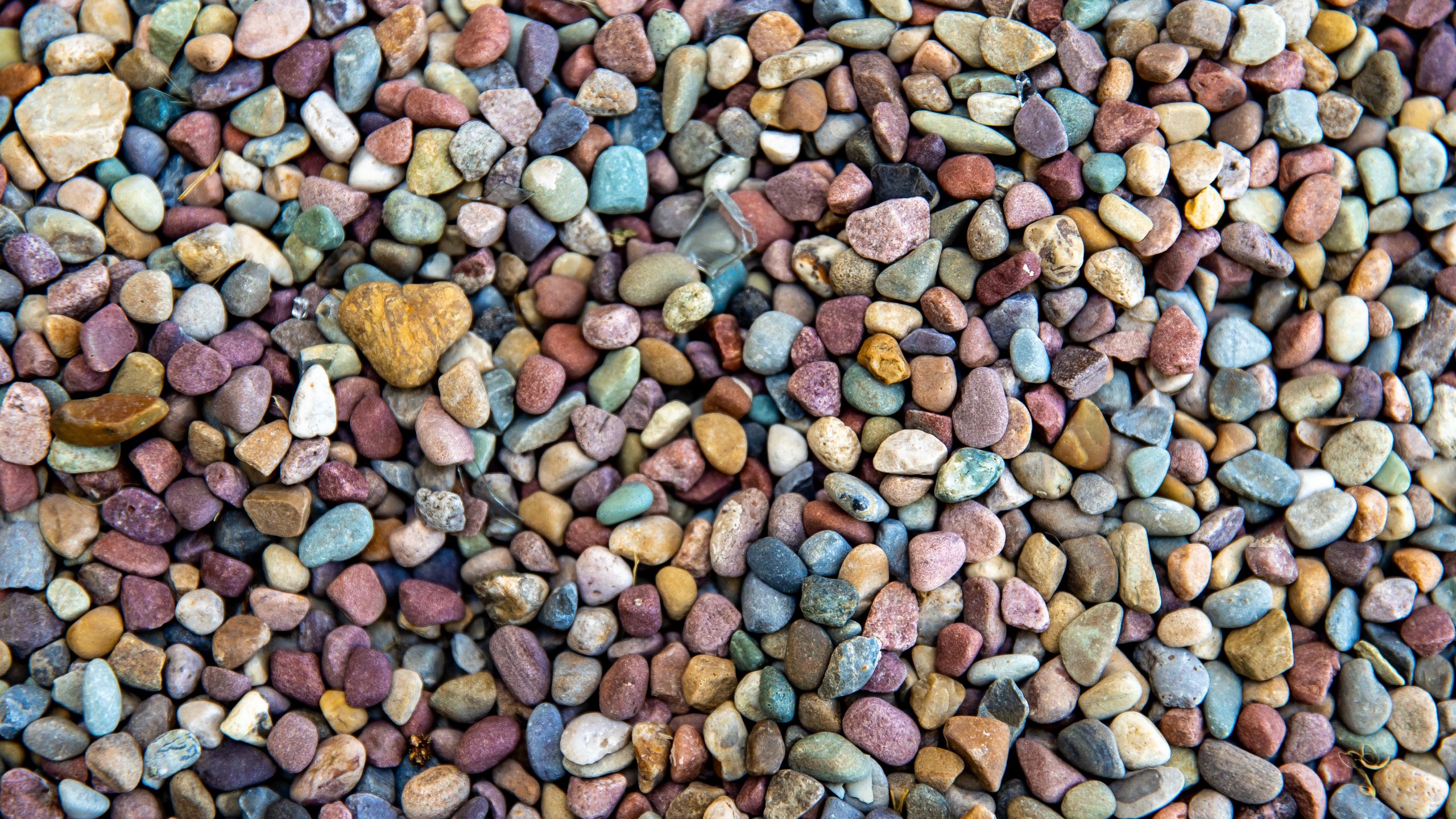 Download wallpaper 2560x1440 pebbles, stones, macro, colorful ...