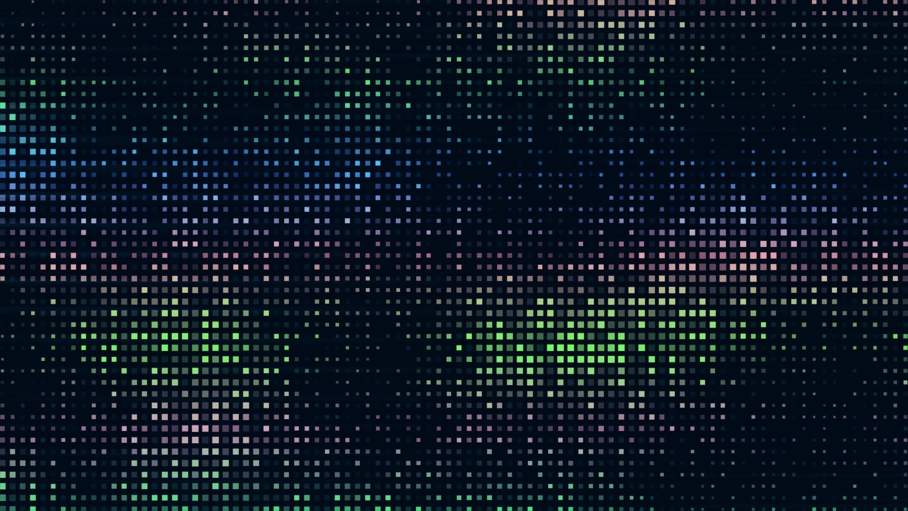 Download Wallpaper 3840x2160 Pixels Cubes Shapes Points