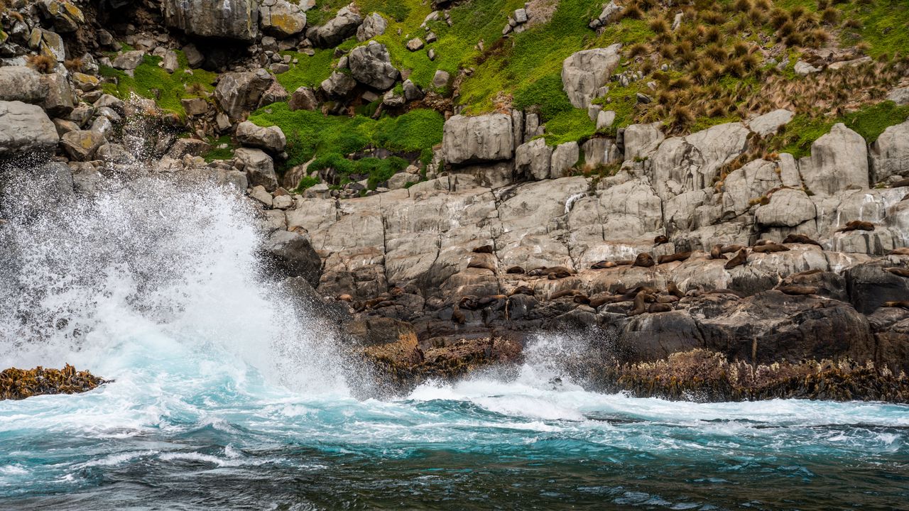 Wallpaper river, rock, stones, nature hd, picture, image