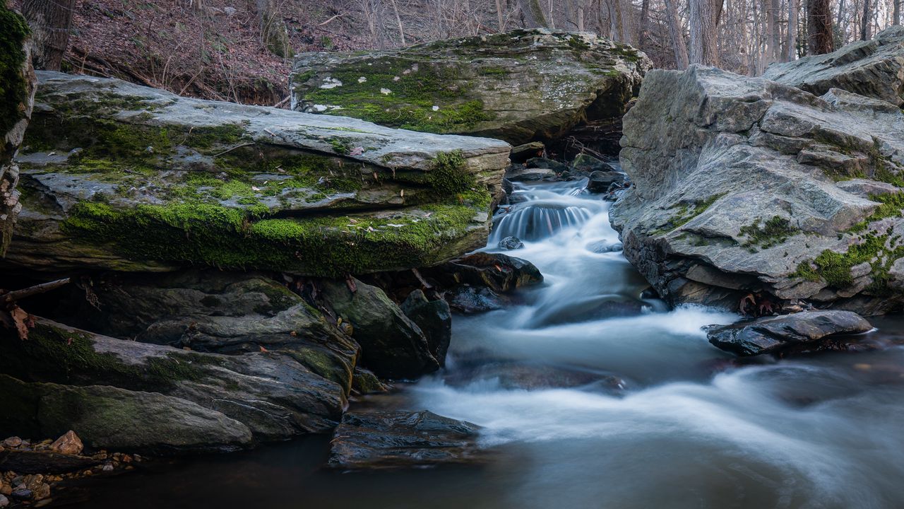 Wallpaper river, rocks, stones, water, nature hd, picture, image