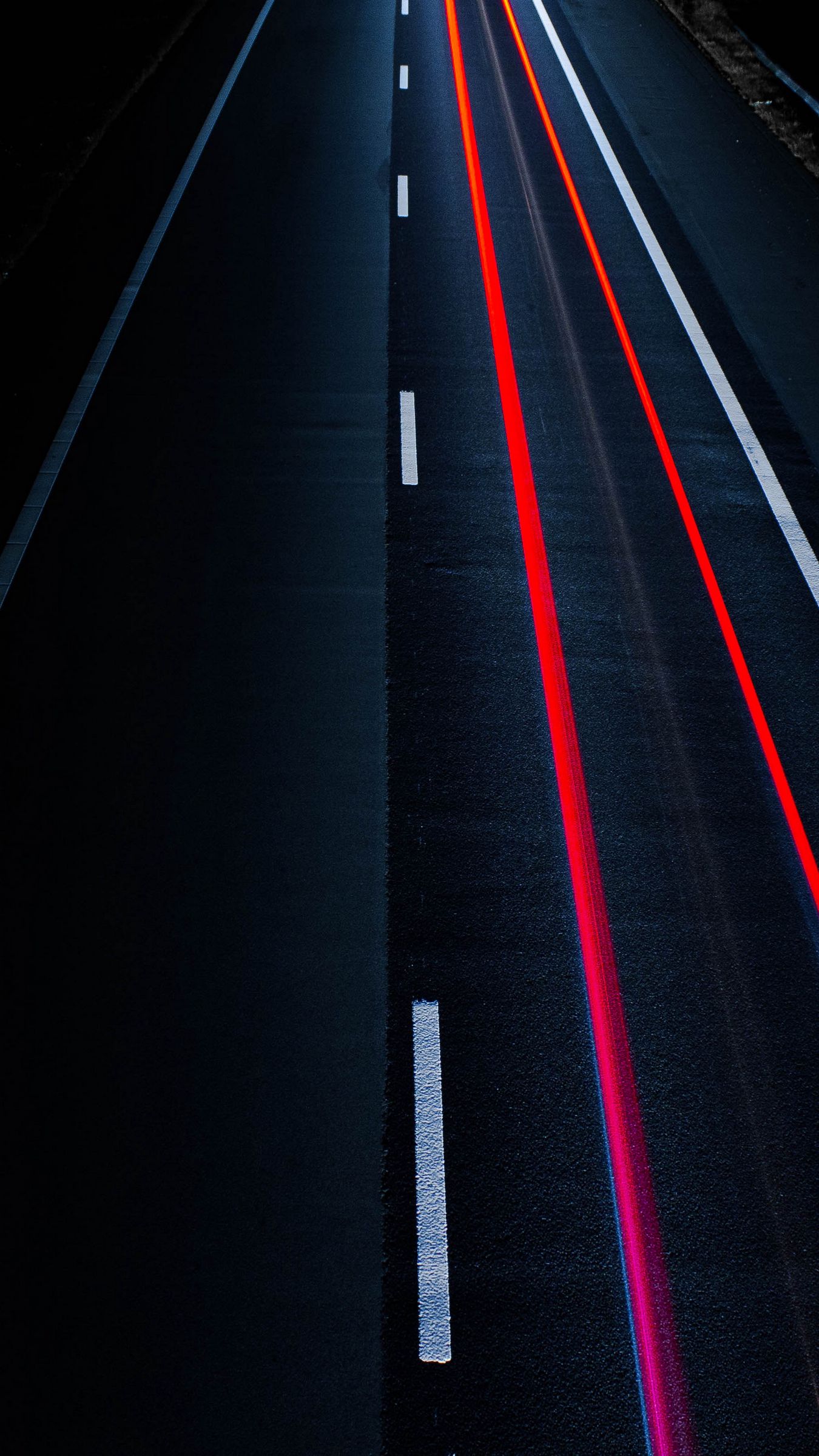 Download wallpaper 1350x2400 road, light, lines, marking iphone 8+/7 ...