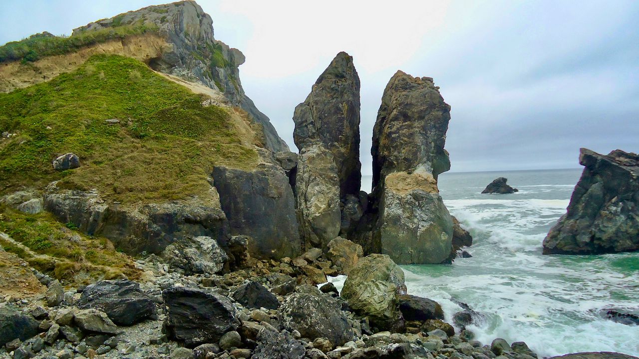 Wallpaper rocks, coast, stones, sea, nature hd, picture, image