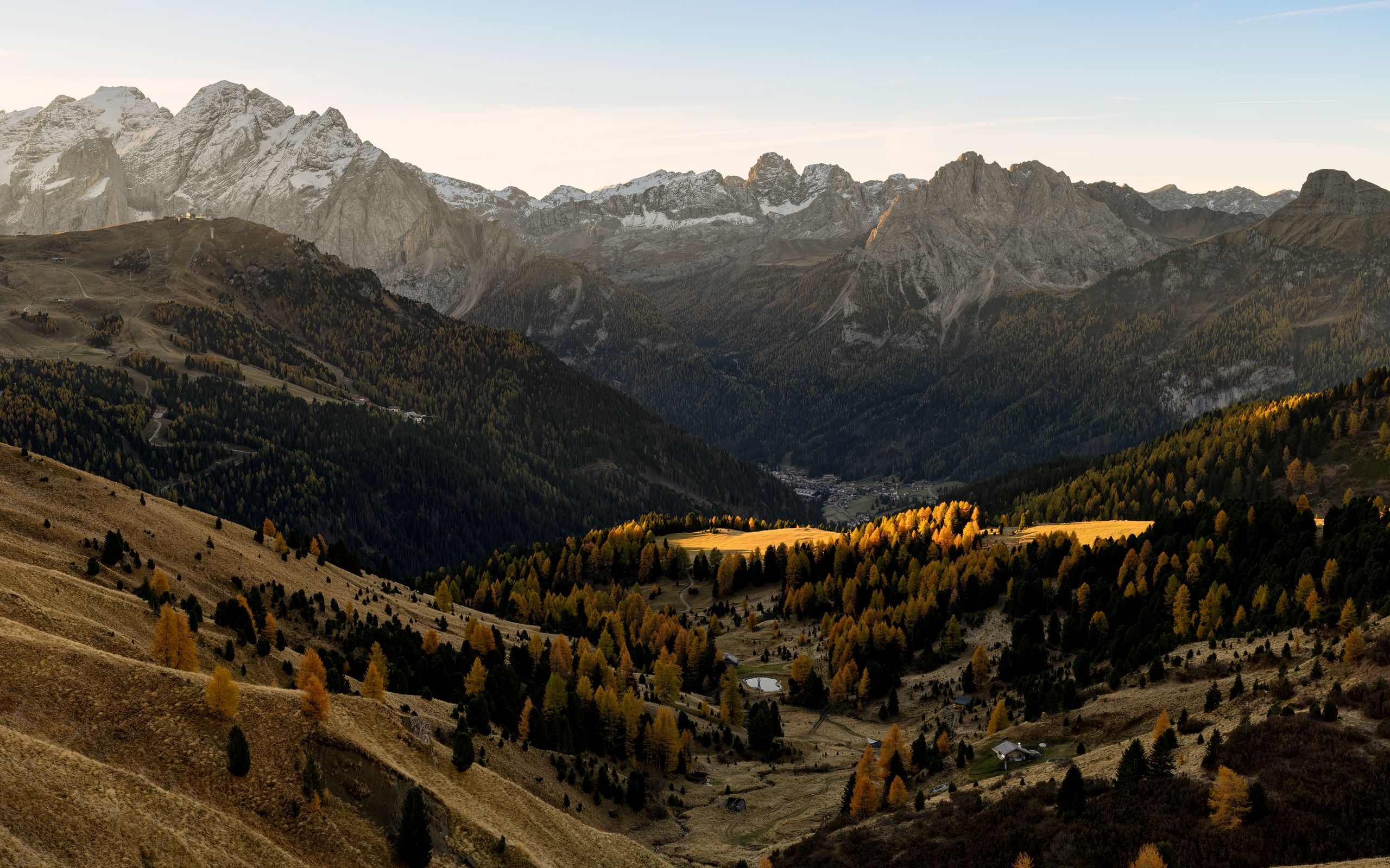 Download wallpaper 2560x1600 rocks, mountains, valley, trees, landscape ...