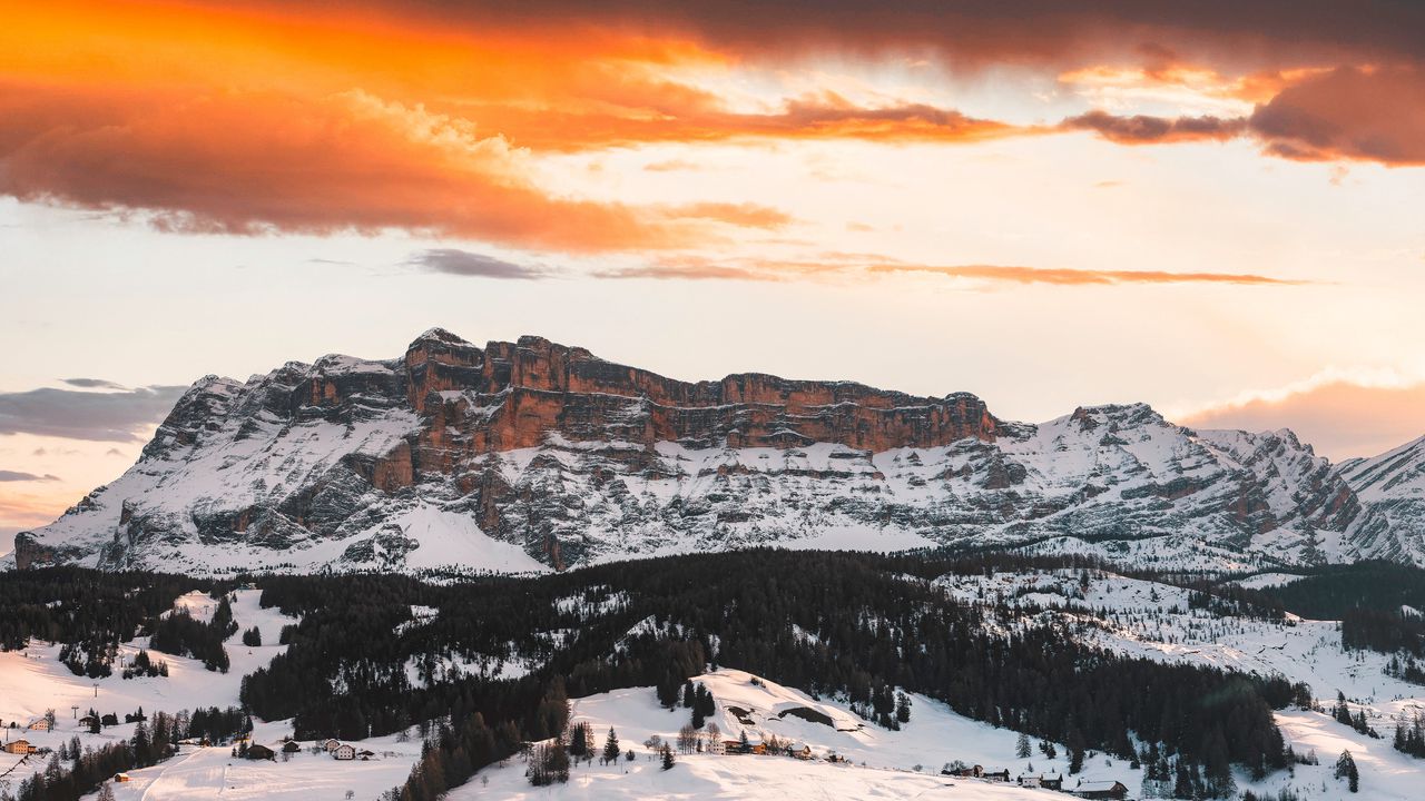 Wallpaper rocks, snow, clouds, nature, landscape hd, picture, image