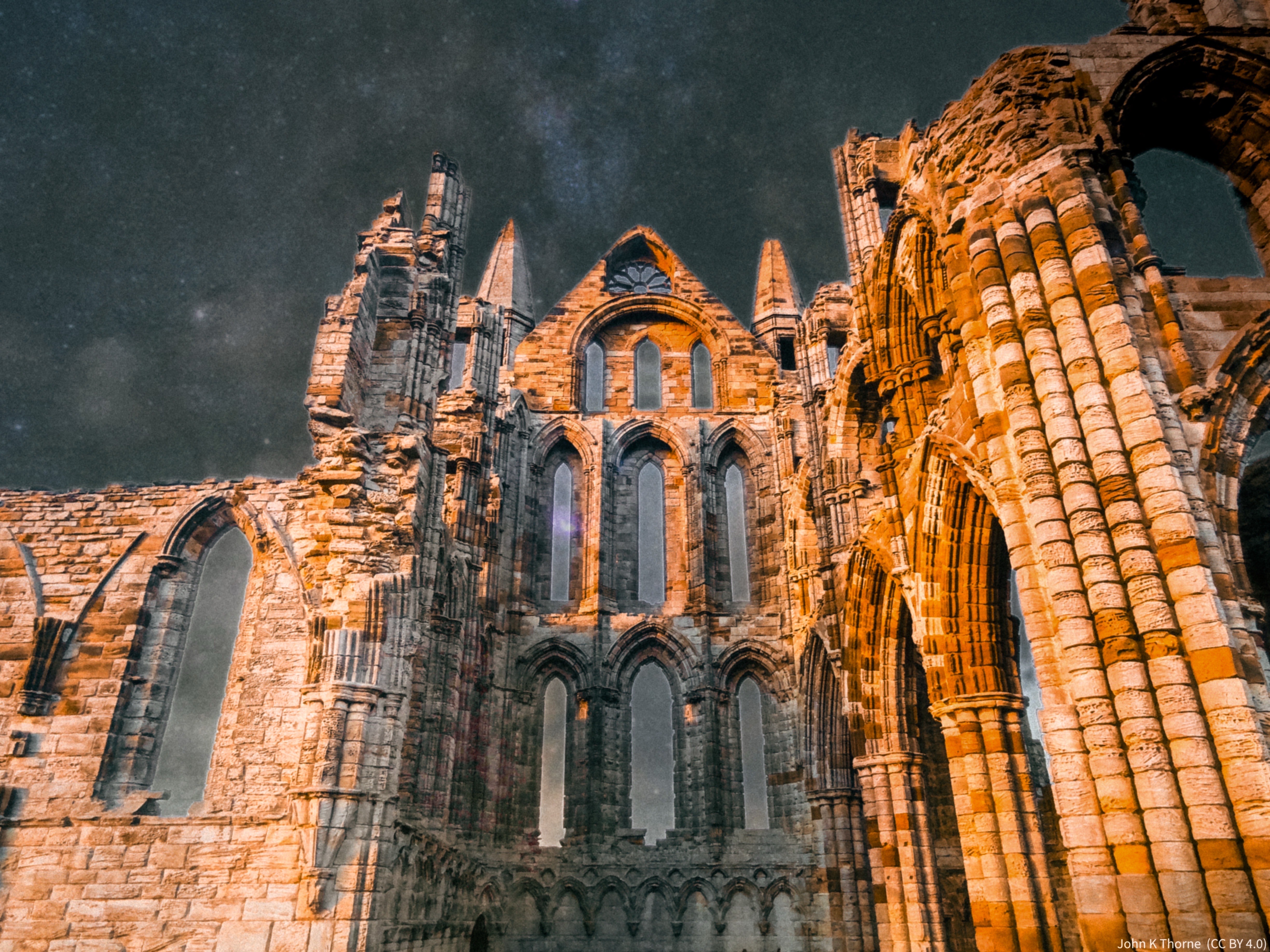 Download wallpaper 4896x3672 ruins, abbey, stone, gothic, architecture ...