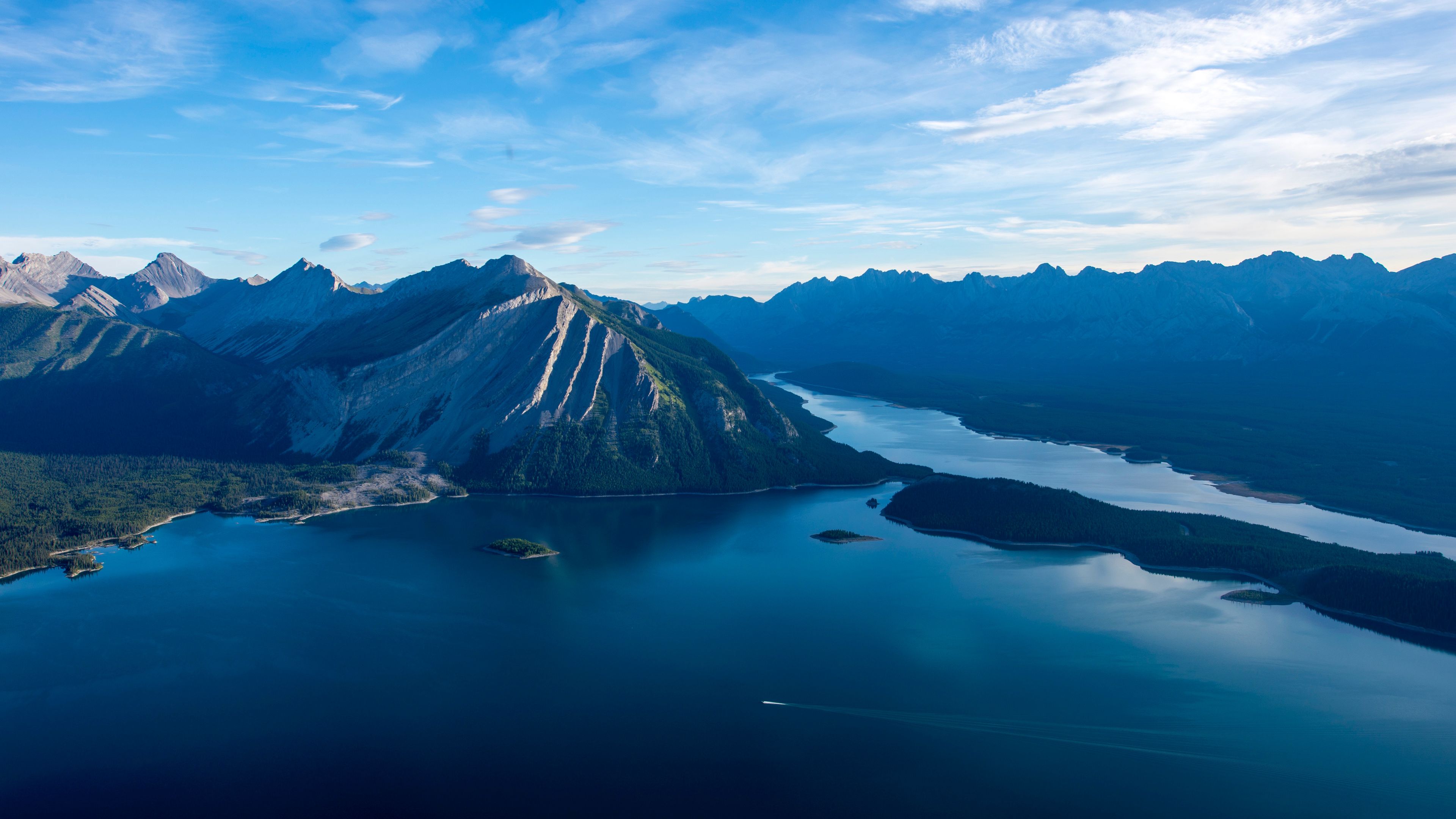 Download wallpaper 3840x2160 sea, lake, island, mountains 4k uhd 16:9 ...