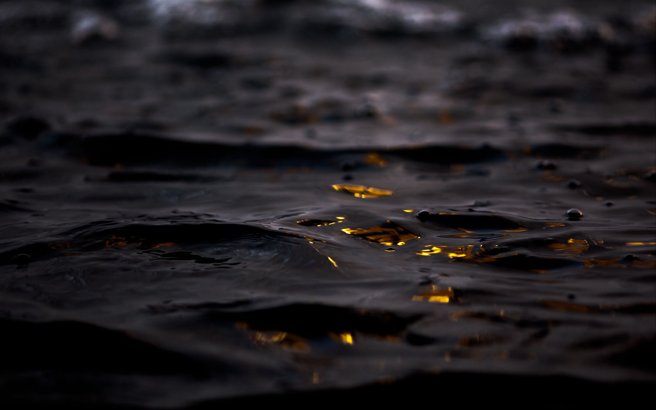 Download wallpaper 2560x1600 sea, water, glare, dark widescreen 16:10 ...