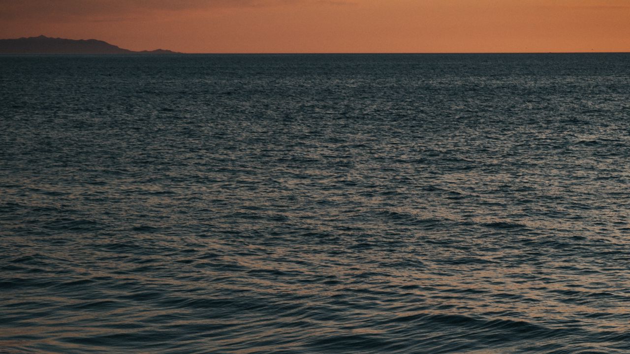 Wallpaper sea, waves, ripples, twilight, water hd, picture, image