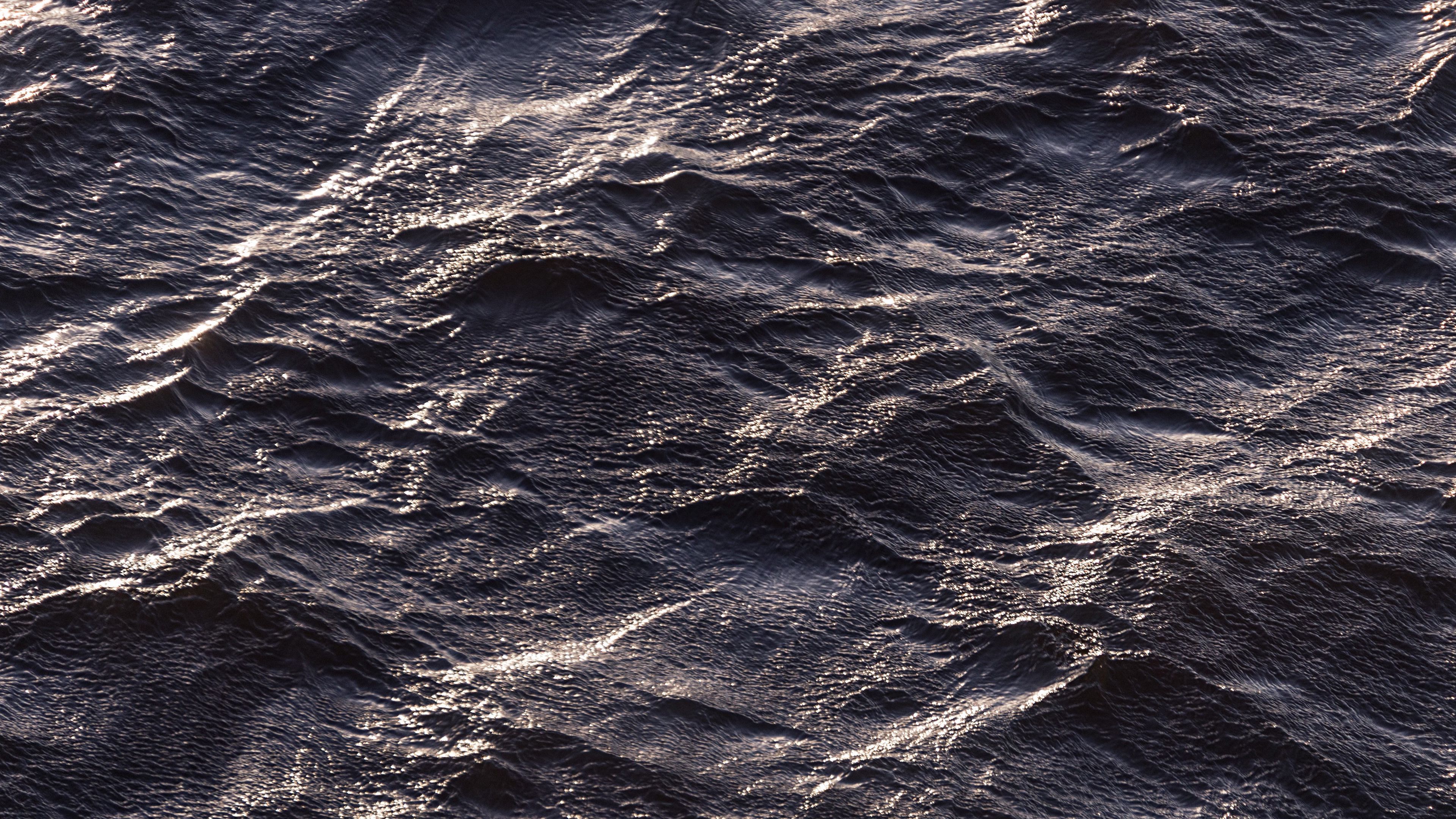 Download wallpaper 3840x2160 sea, waves, water, surface 4k uhd 16:9 hd ...