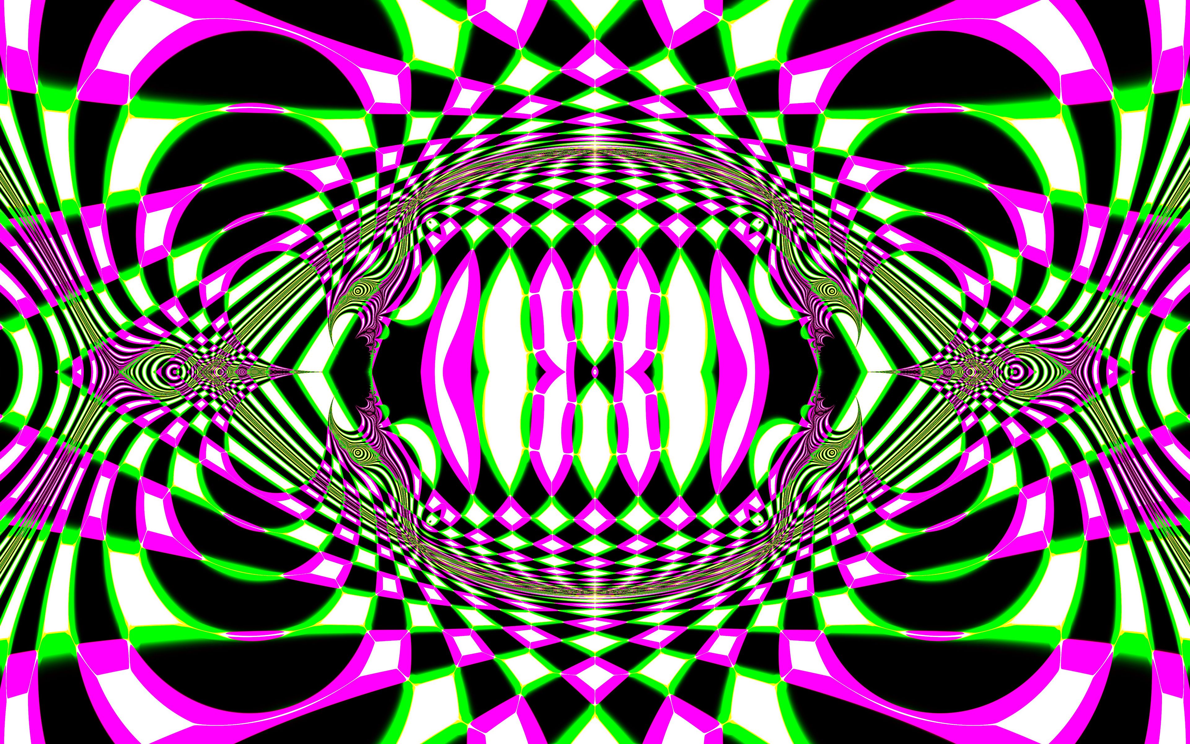 Download wallpaper 3840x2400 shapes, fractal, bright, background 4k ...