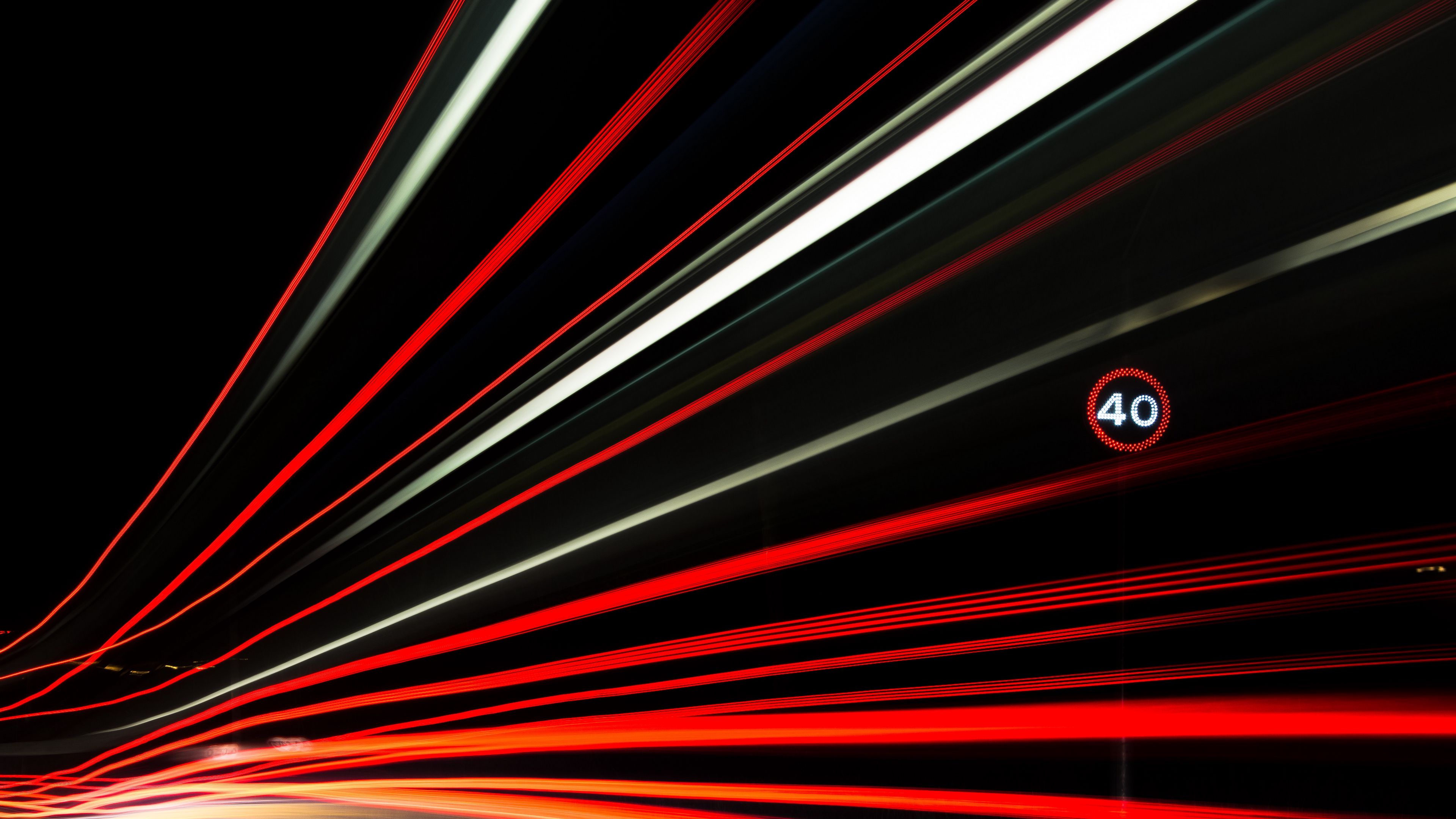 Download wallpaper 3840x2160 sign, speed, light, lines 4k uhd 16:9 hd ...