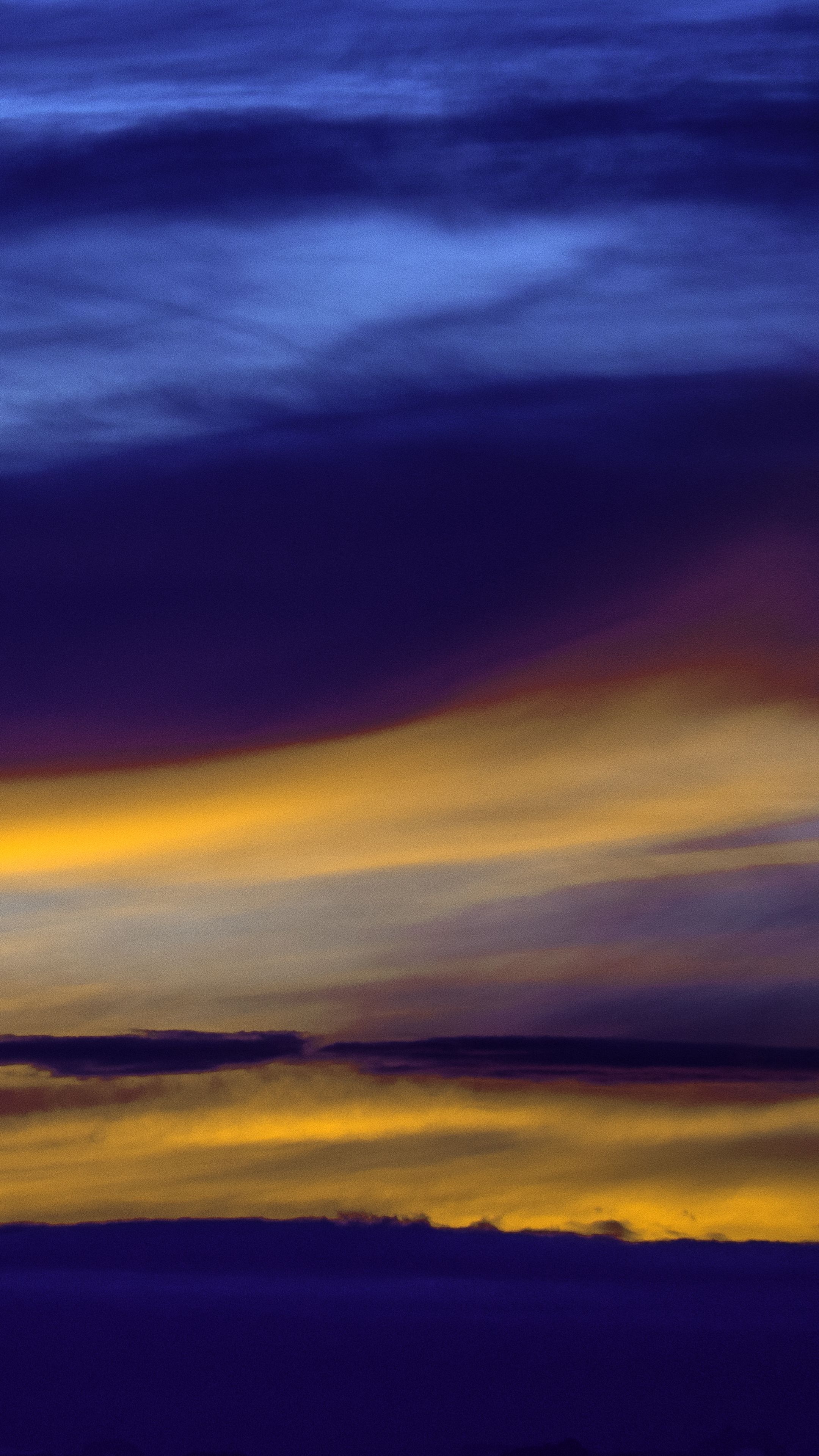 Download wallpaper 2160x3840 sky, clouds, sunset, lines samsung galaxy ...