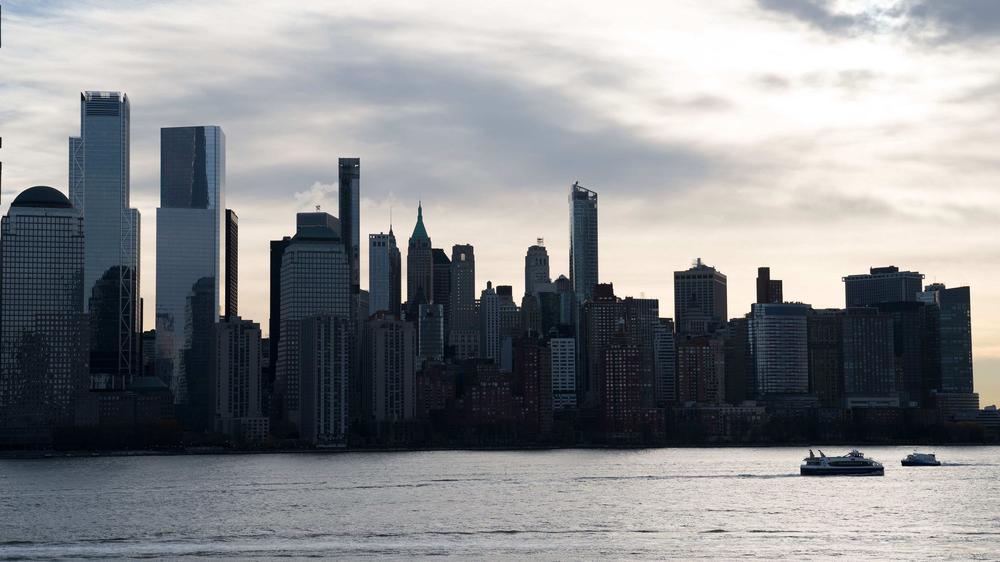 Download wallpaper 3840x2160 skyscrapers, buildings, city, river 4k uhd ...