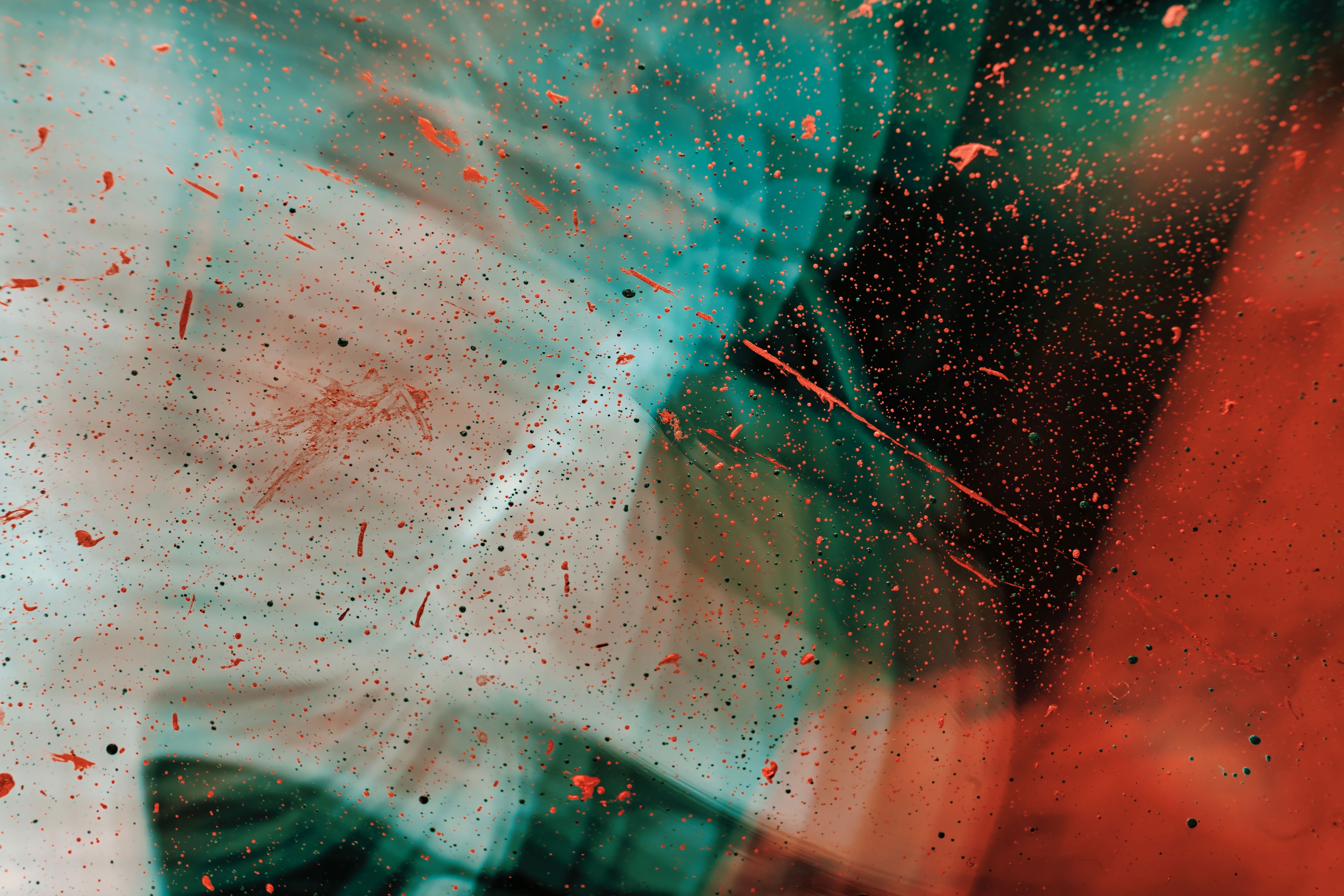 Download wallpaper 3600x2400 spots, paint, splashes, dots hd background