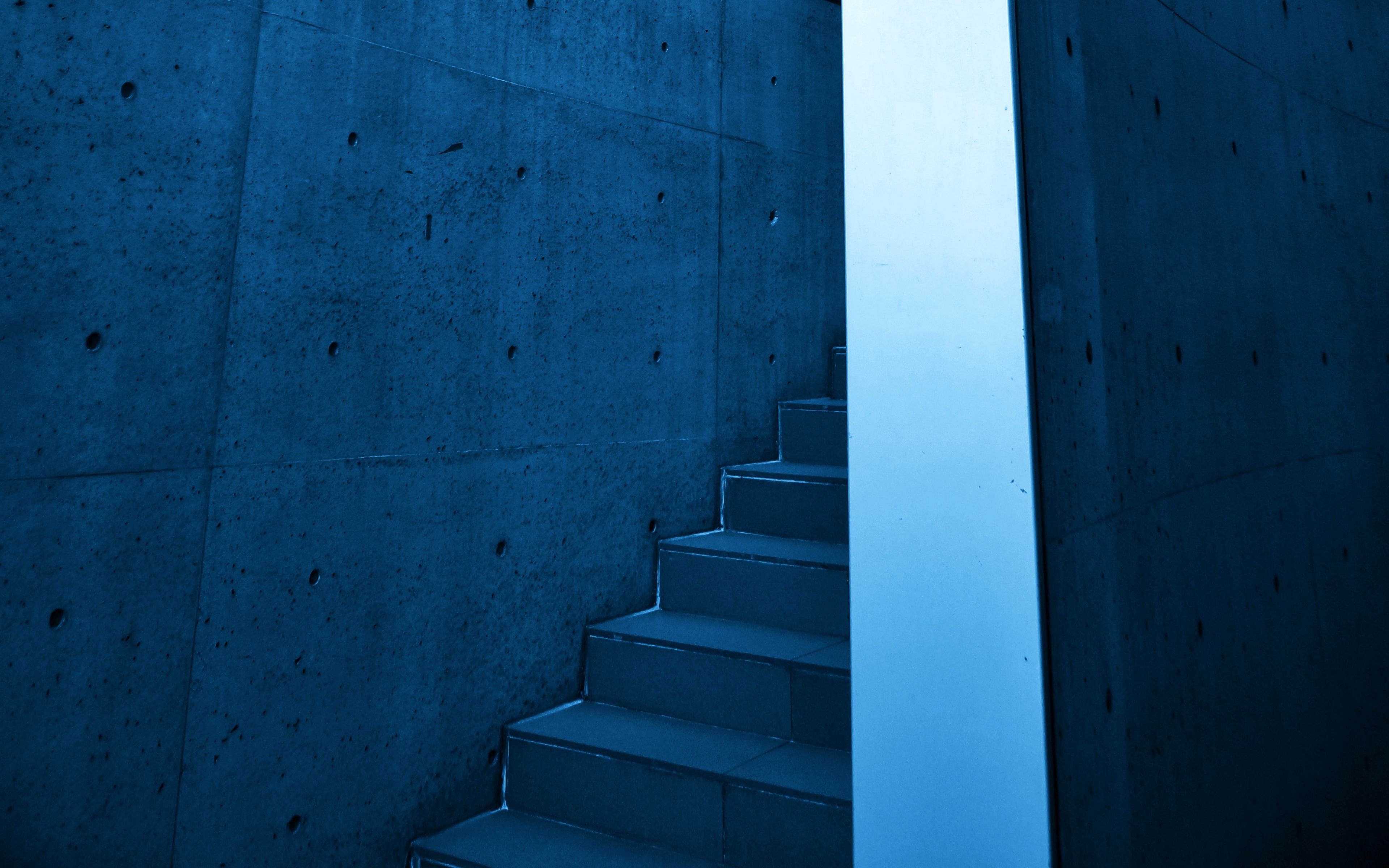 Download wallpaper 3840x2400 stairs, descent, construction ...
