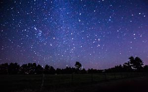 Wallpaper starry sky, night, galaxy, glitter hd, picture, image