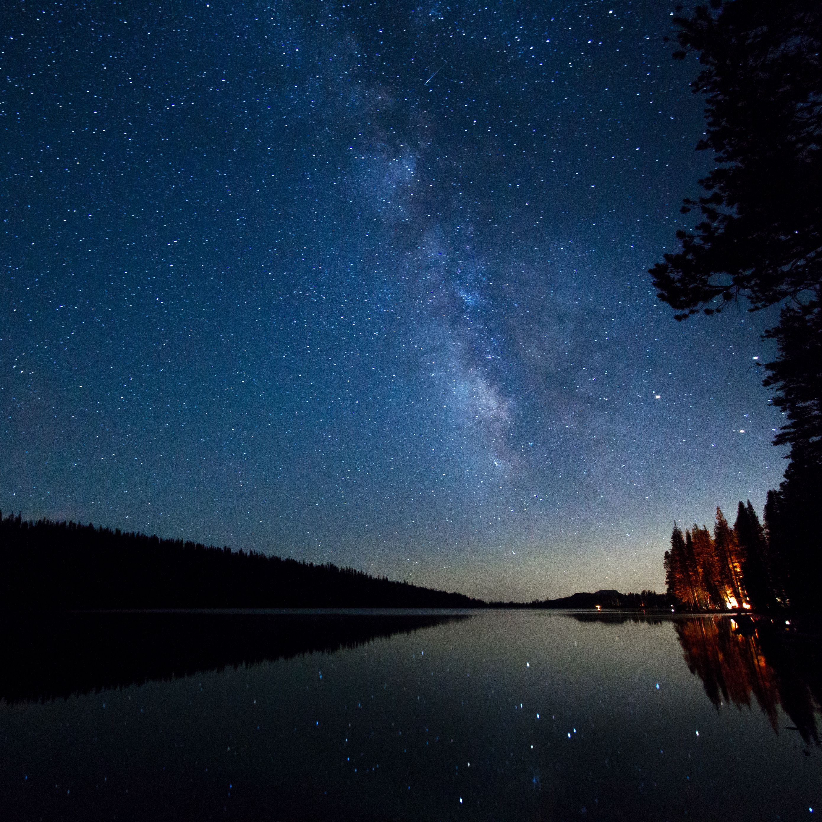 Download wallpaper 2780x2780 starry sky, night, stars, lake ipad air ... Download wallpaper 2780x2780 starry sky, night, stars, lake ipad air ...