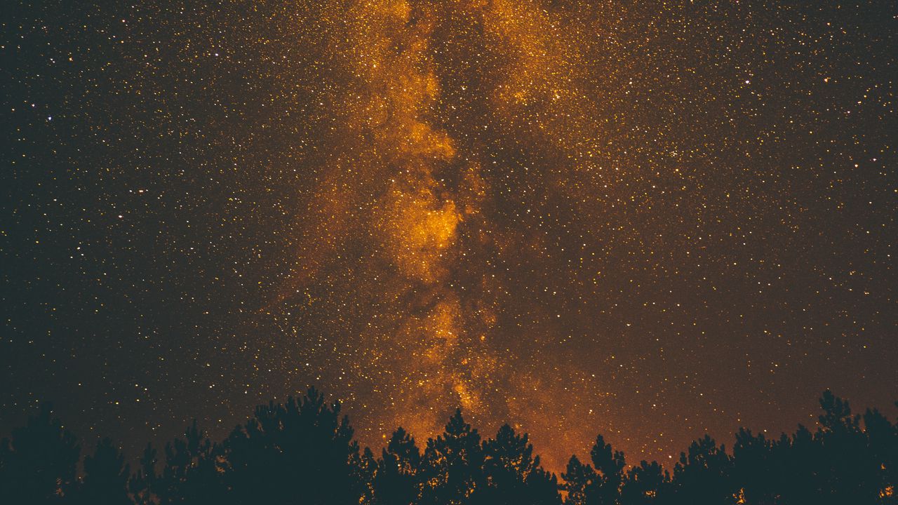 Download wallpaper 1280x720 starry sky, night, stars, sky hd, hdv, 720p ...