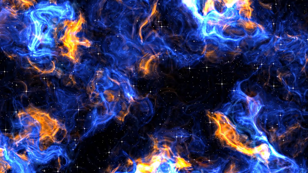 Wallpaper stars, art, fire, background hd, picture, image