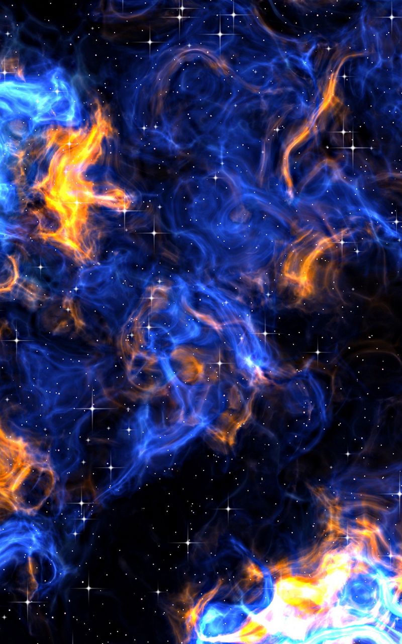 Download wallpaper 800x1280 stars, art, fire, background samsung galaxy ...