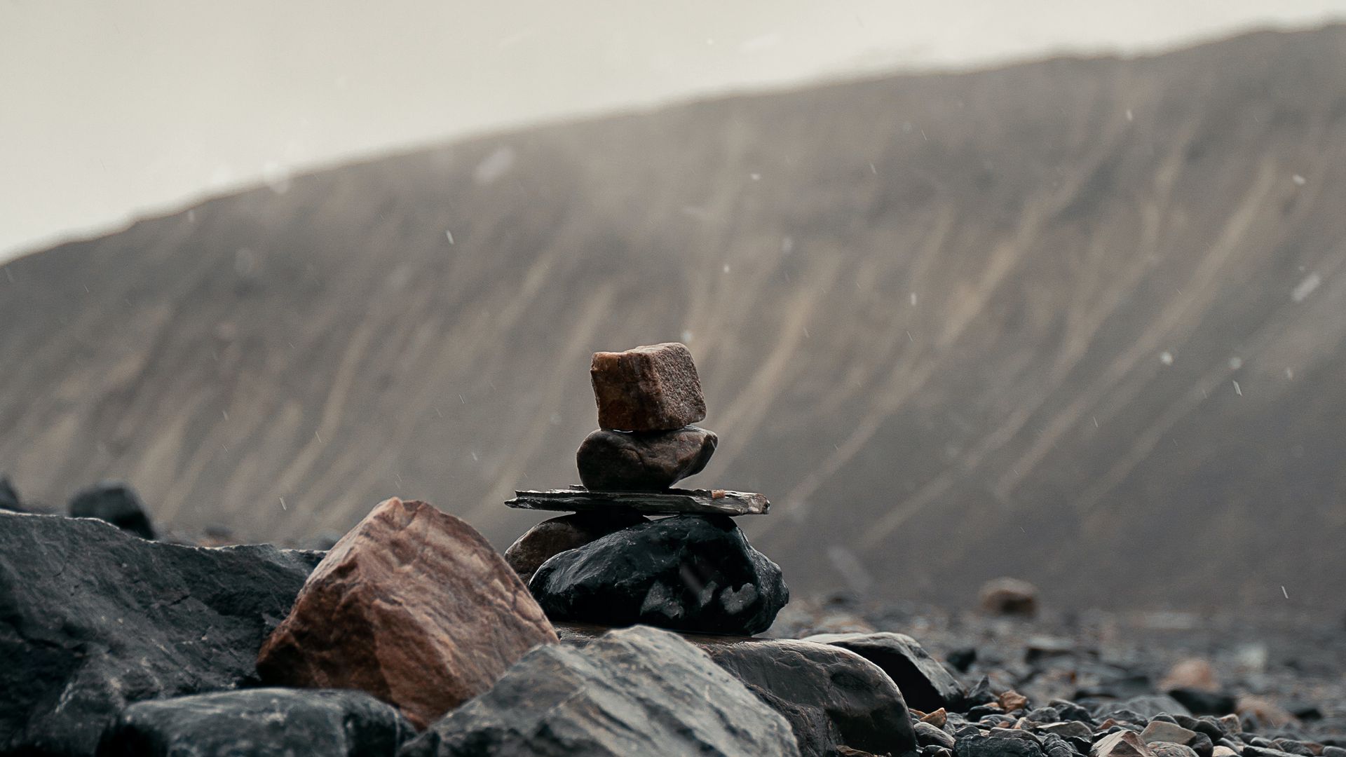 Download wallpaper 1920x1080 stones, balance, rocks, mountains full hd ...