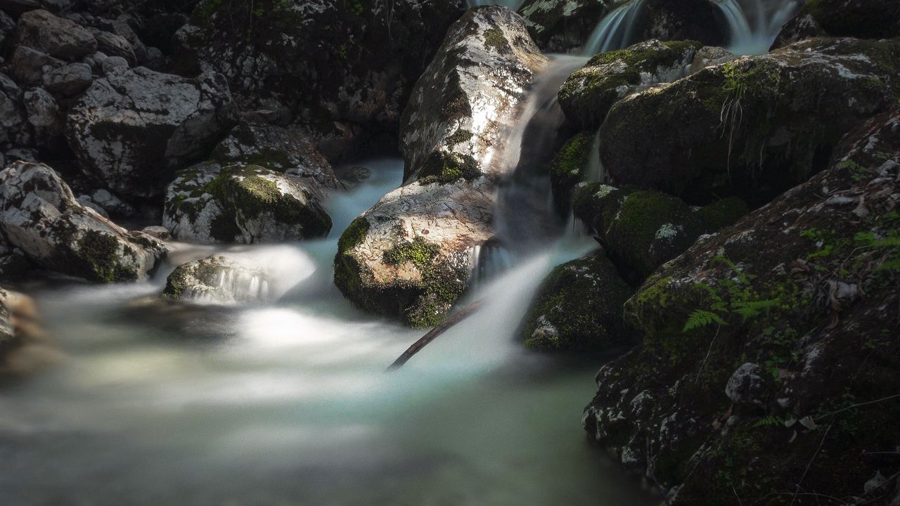 Wallpaper stones, river, water, nature hd, picture, image