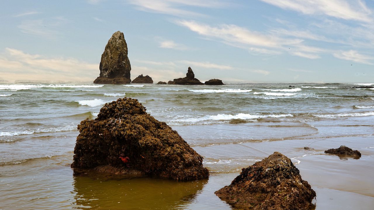 Wallpaper stones, sea, rock, nature, landscape hd, picture, image