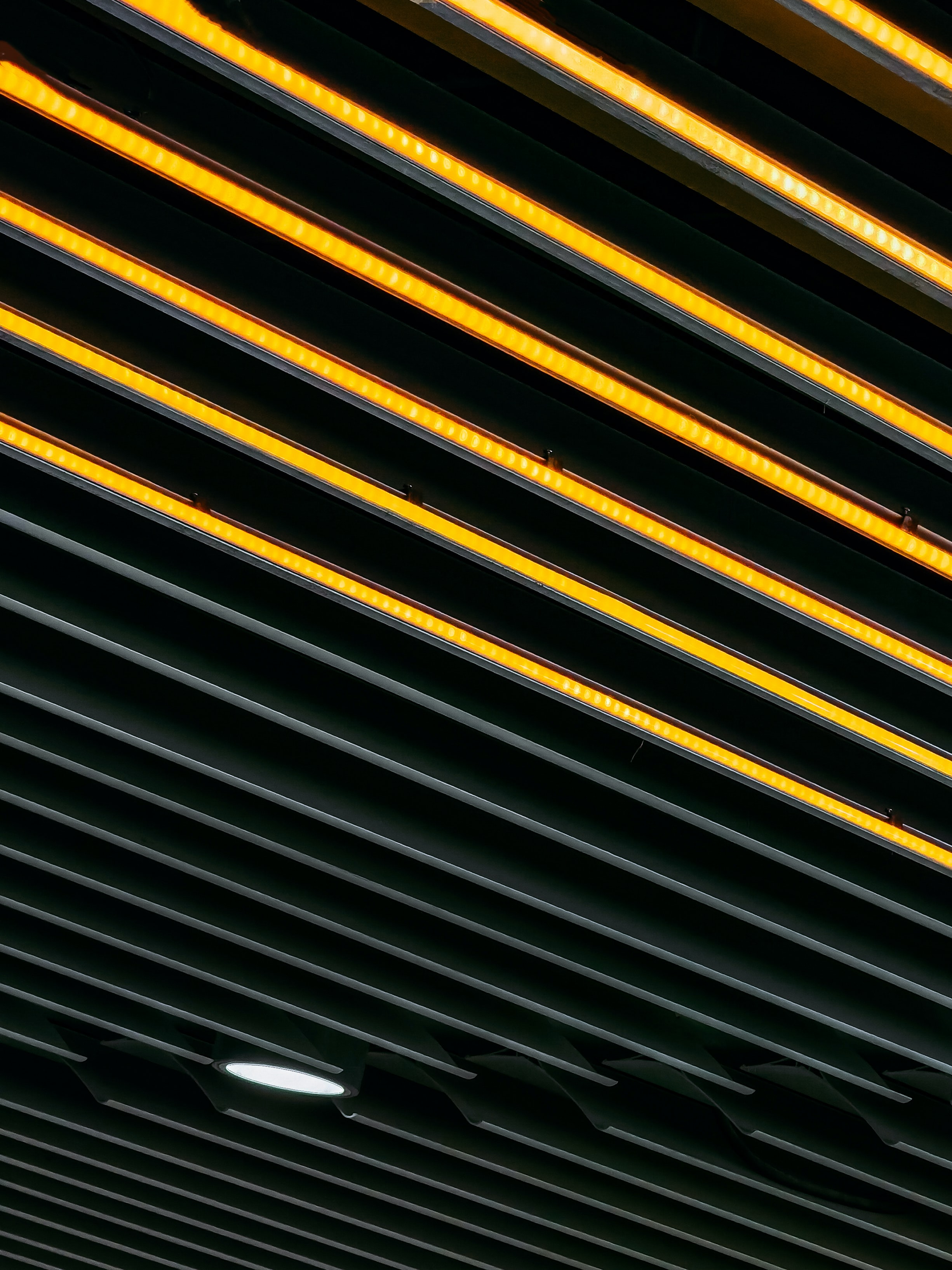 Download wallpaper 2451x3268 stripes, lines, construction, light ...