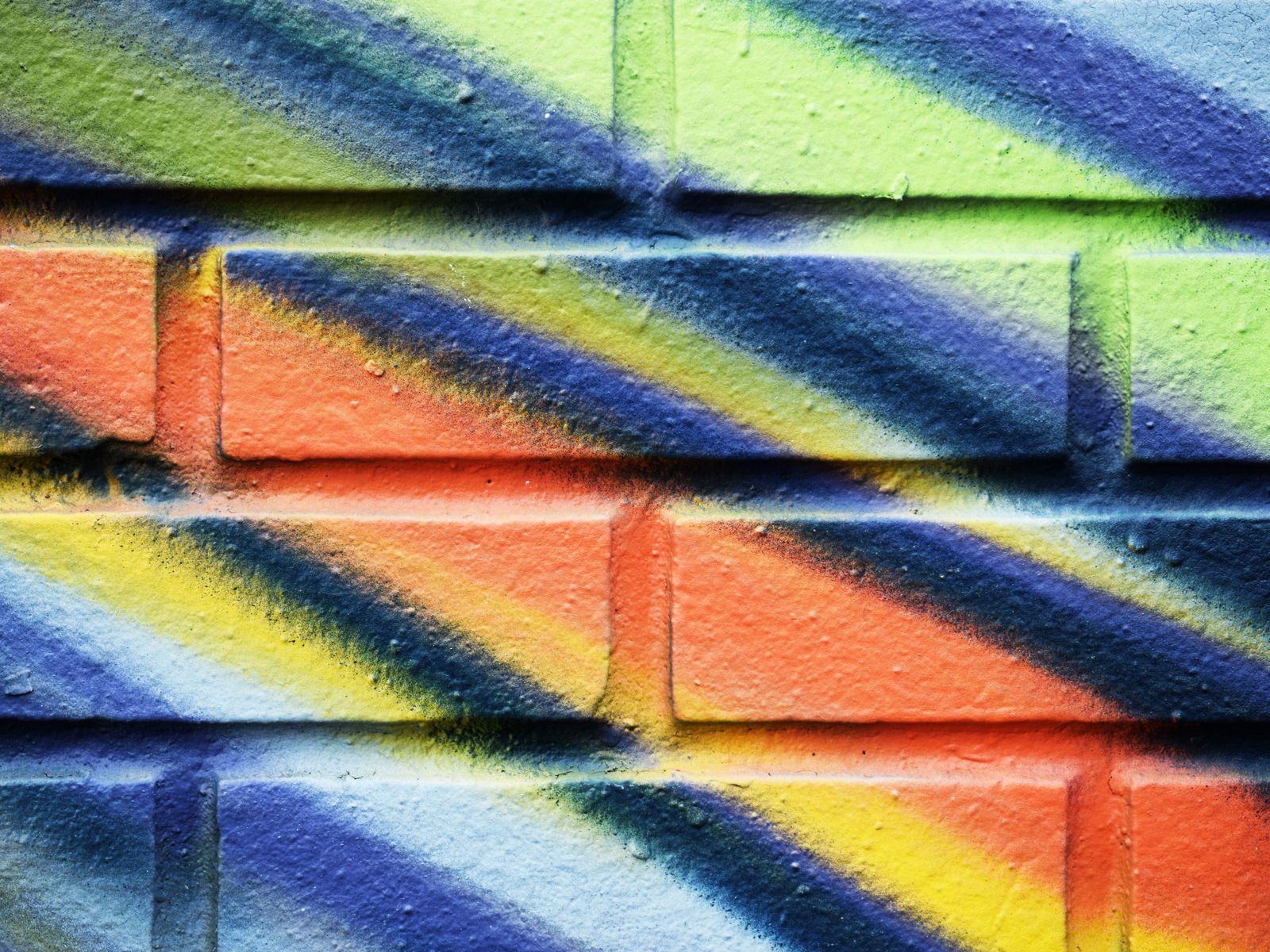 Download wallpaper 1600x1200 texture, wall, bricks, paint standard 4:3 ...