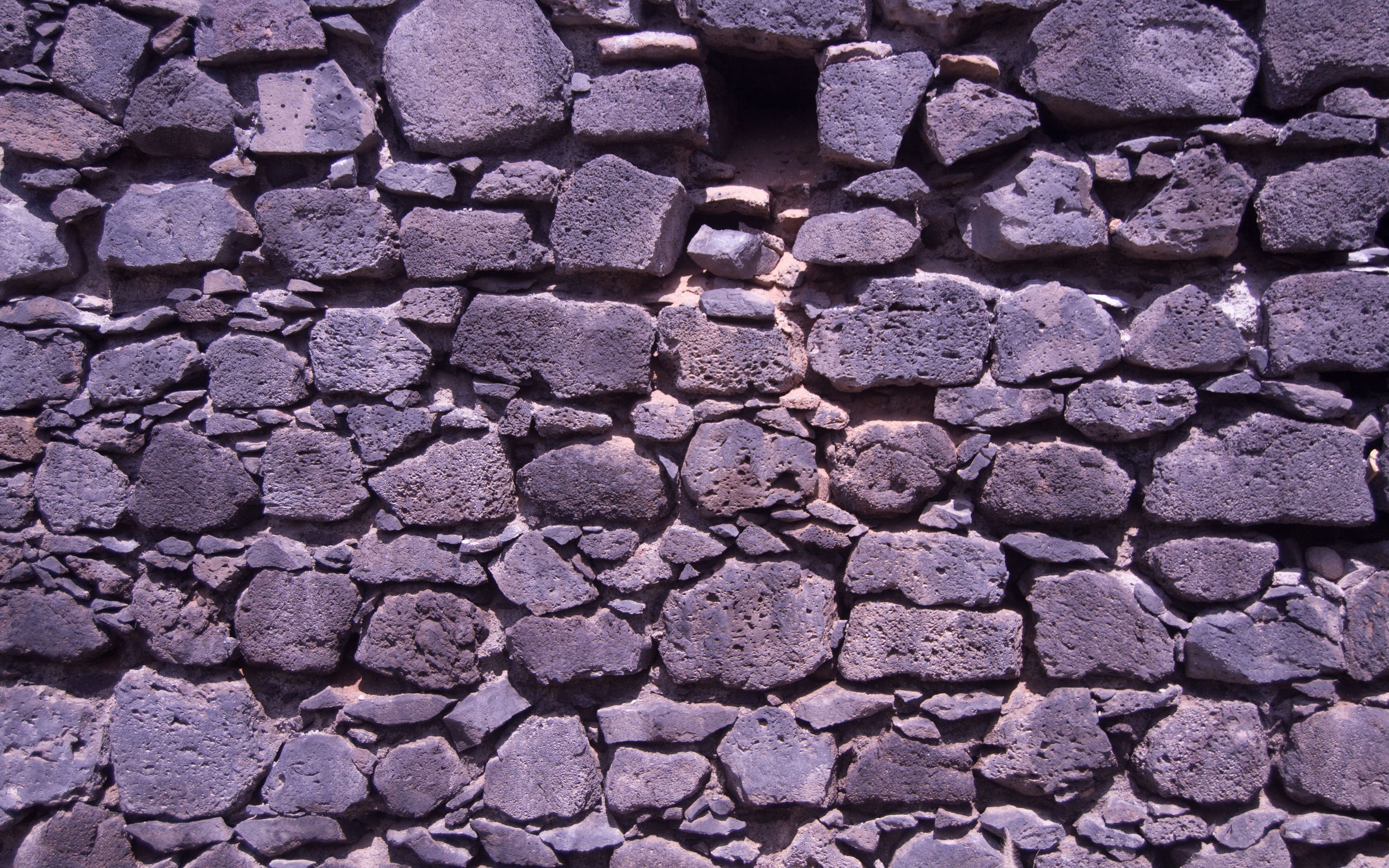 Download wallpaper 3840x2400 texture, wall, stones 4k ultra hd 16:10 hd ...