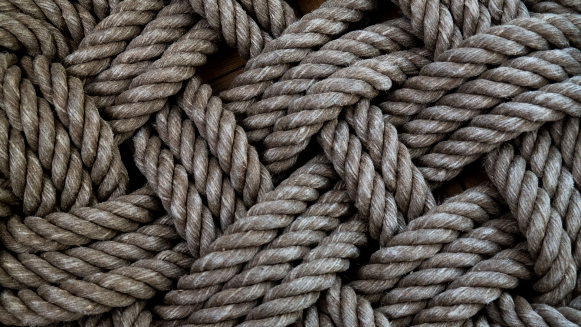 Download wallpaper 1920x1080 rope, threads, interlacing, macro, texture ...