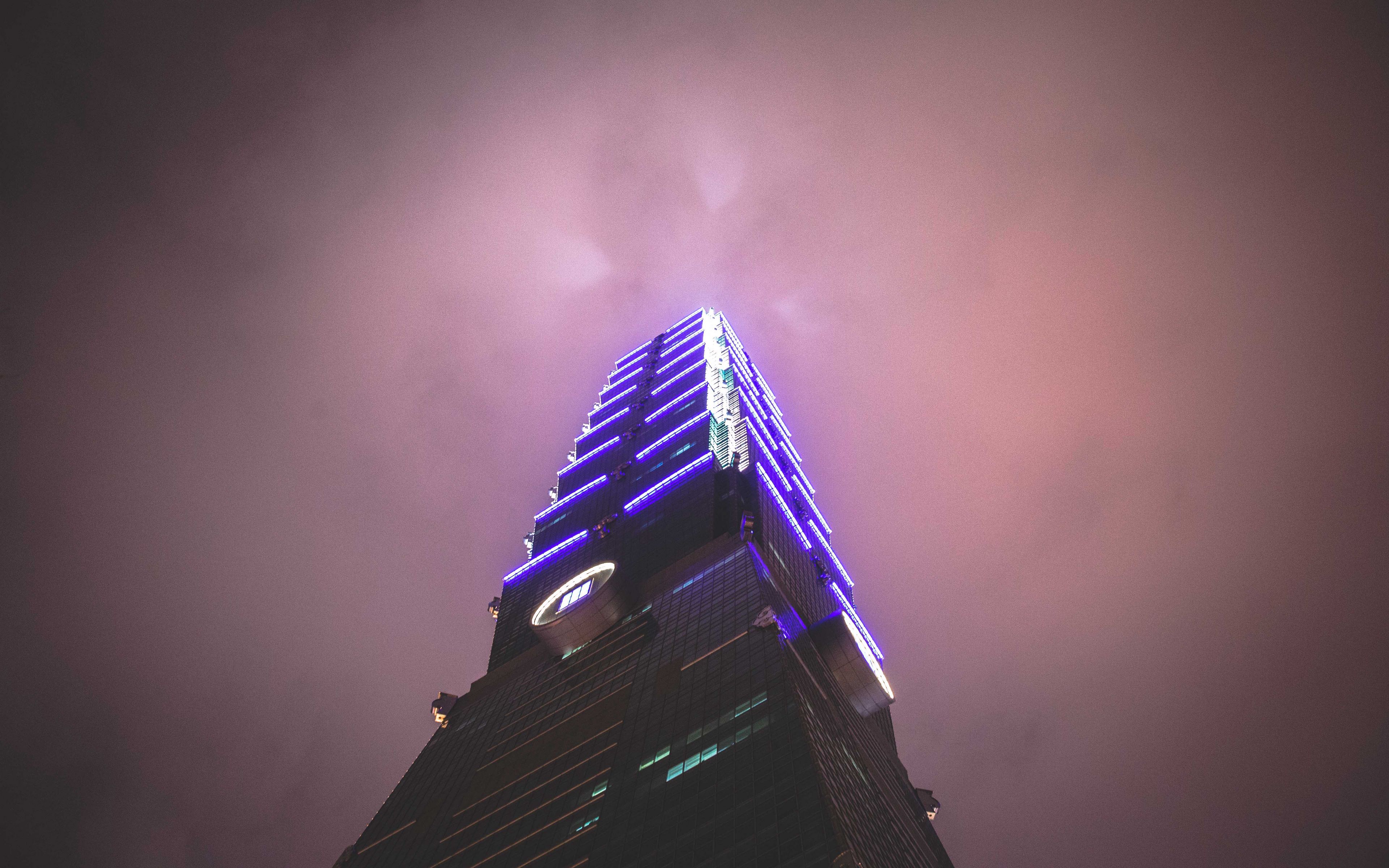 Download wallpaper 3840x2400 tower, building, architecture, backlight ...