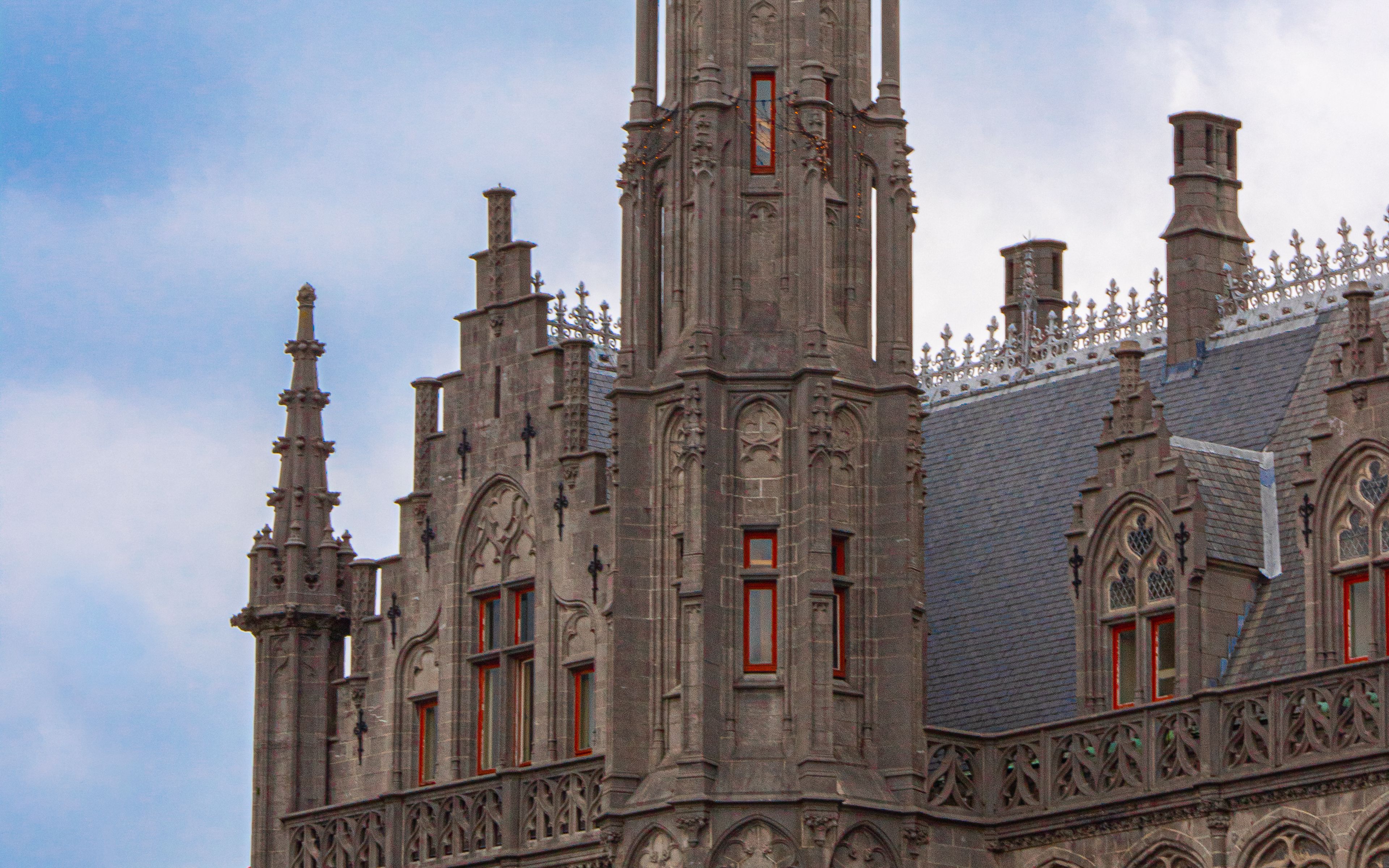 Download wallpaper 3840x2400 tower, building, architecture, belgium 4k ...