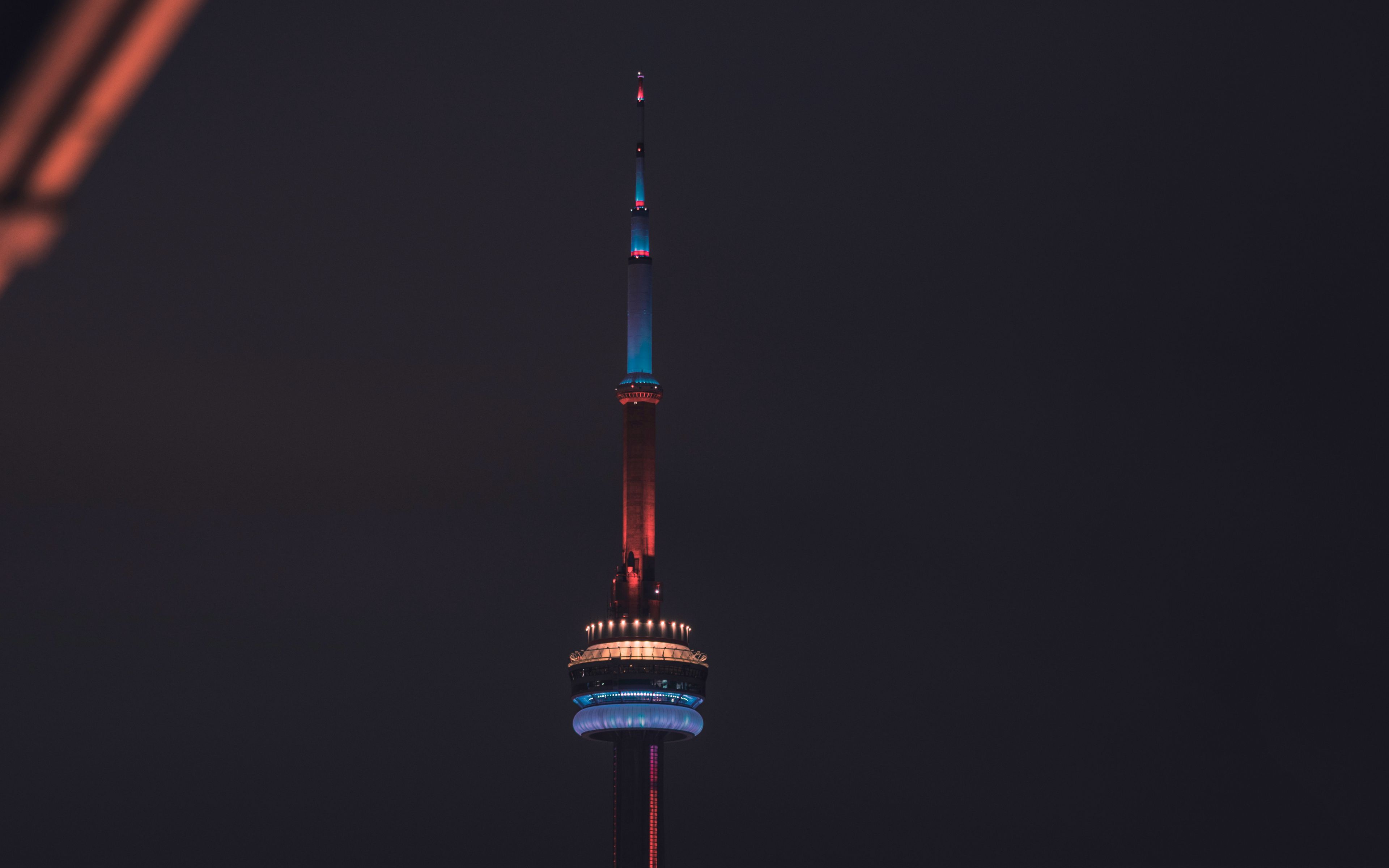 Download wallpaper 3840x2400 tower, building, backlight, architecture ...