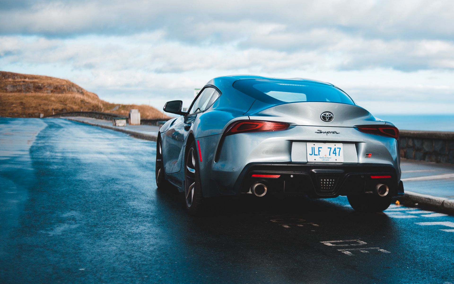 Download wallpaper 1920x1200 toyota supra, toyota, car, sportscar, gray ...
