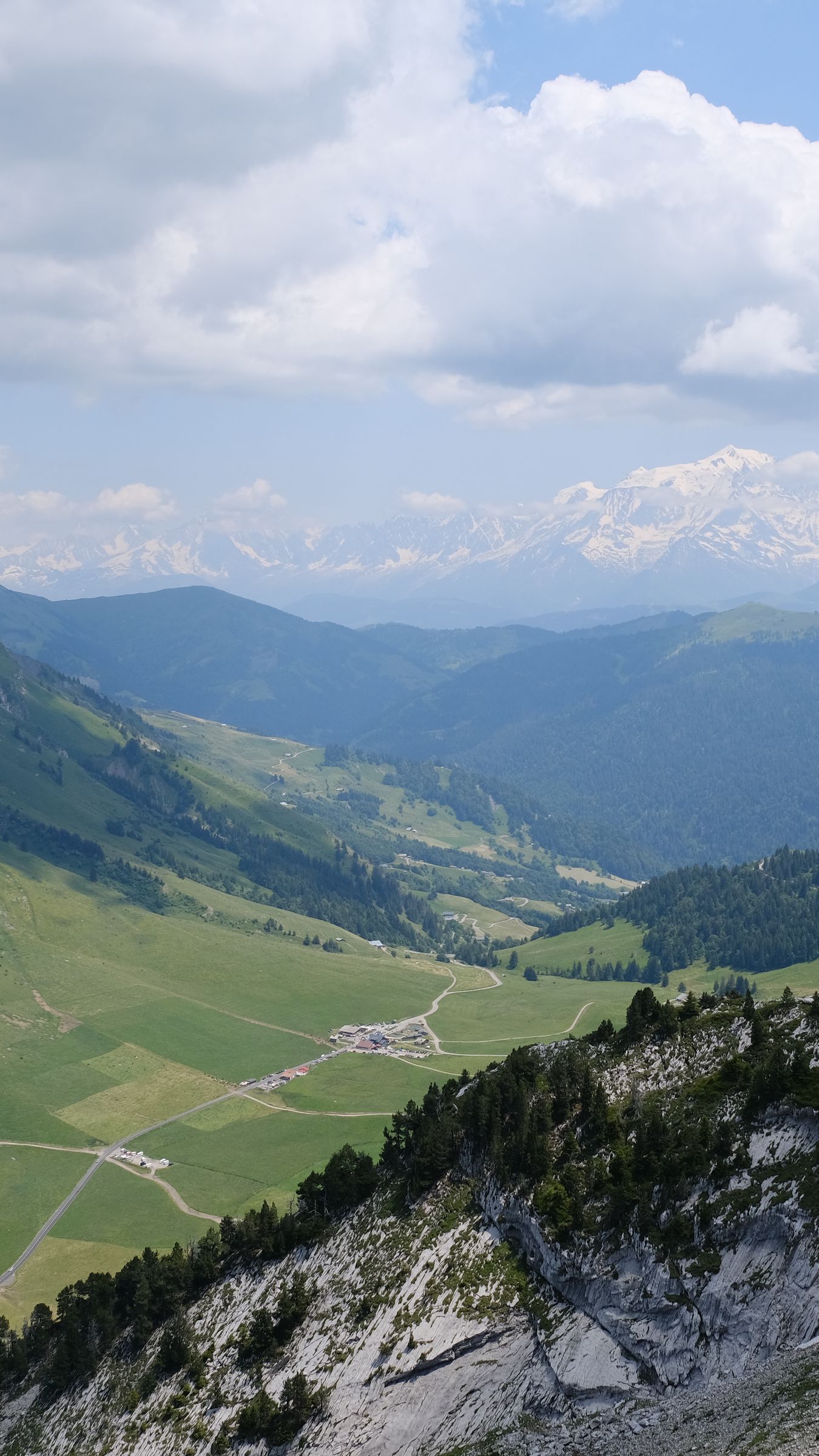 Download wallpaper 1350x2400 valley, slope, mountains, landscape iphone ...