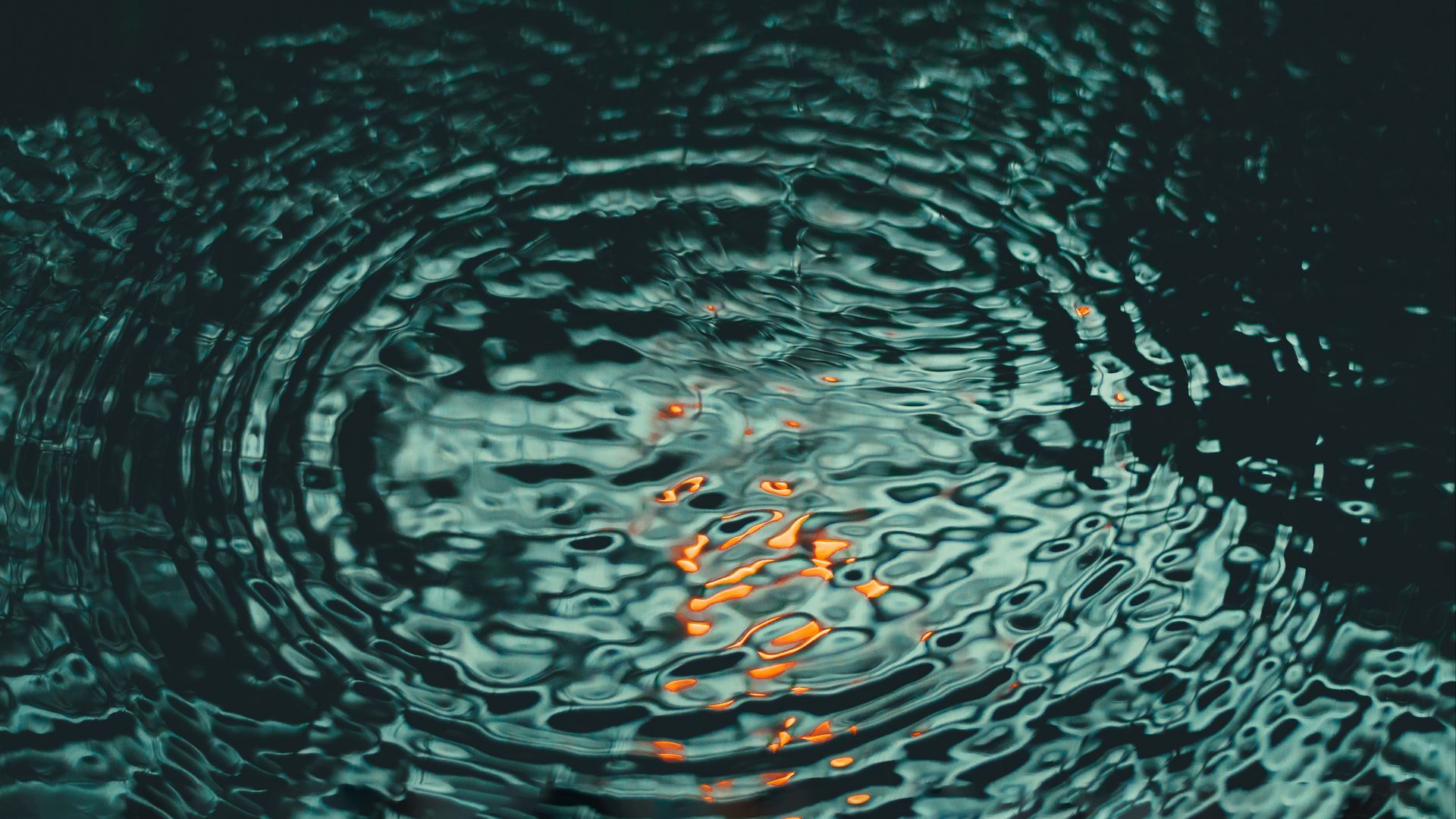 Download wallpaper 1920x1080 water, ripples, circles, sea full hd, hdtv ...